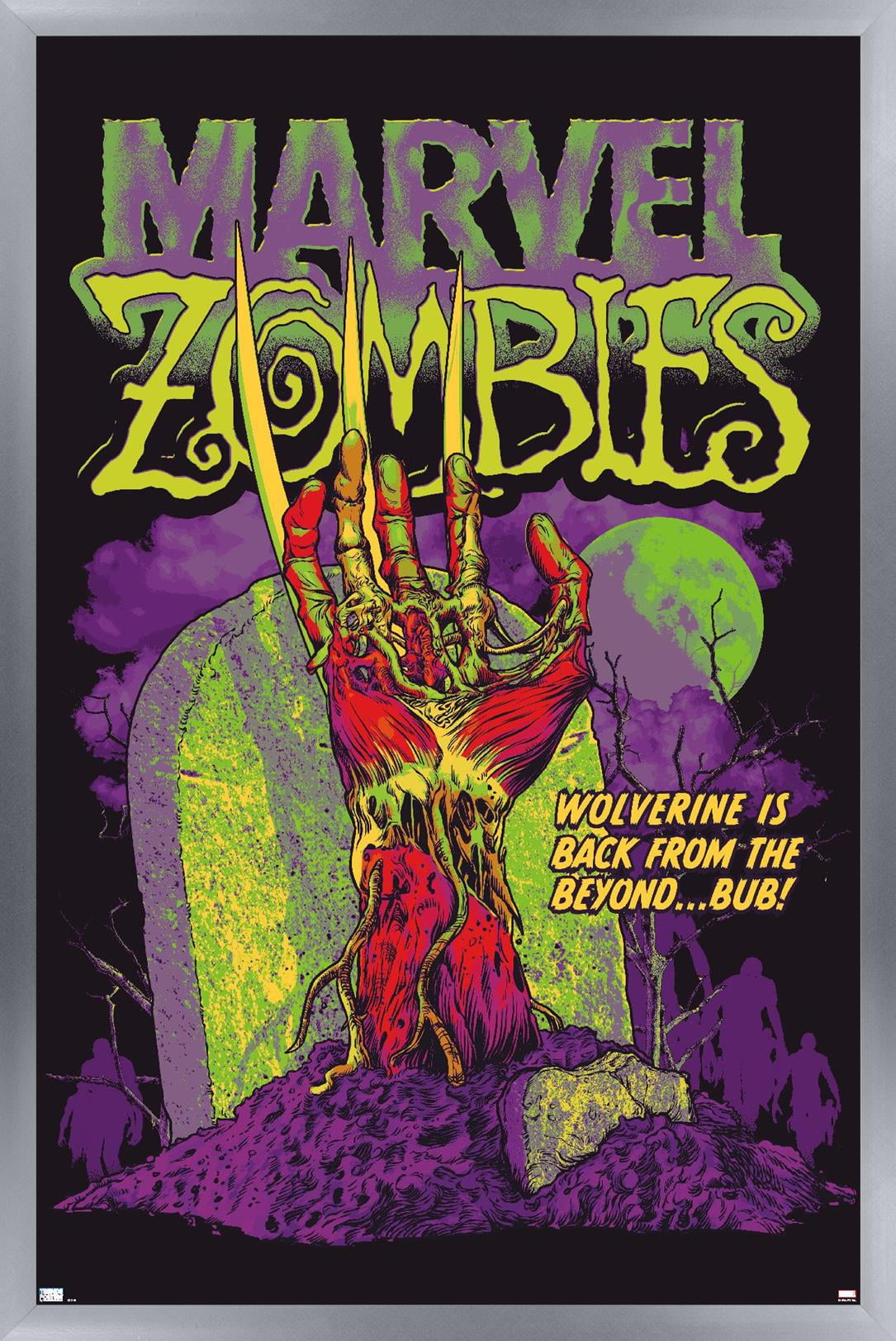 Marvel Zombies - Wolverine Is Back Wall Poster, 22.375" x 34" Framed ...