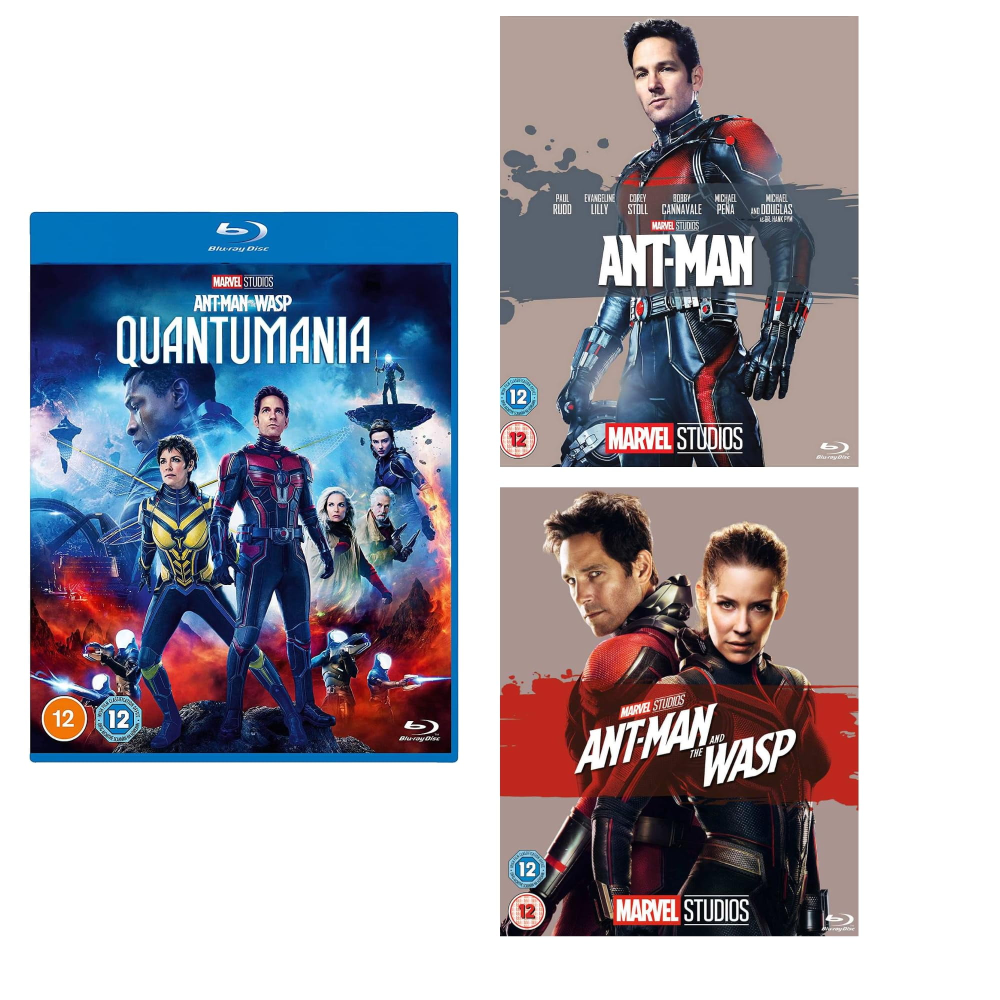 Marvel's Ant-Man: 3 Movie Collection (And-Man / Ant-Man And The Wasp/Ant-Man And The Wasp ...
