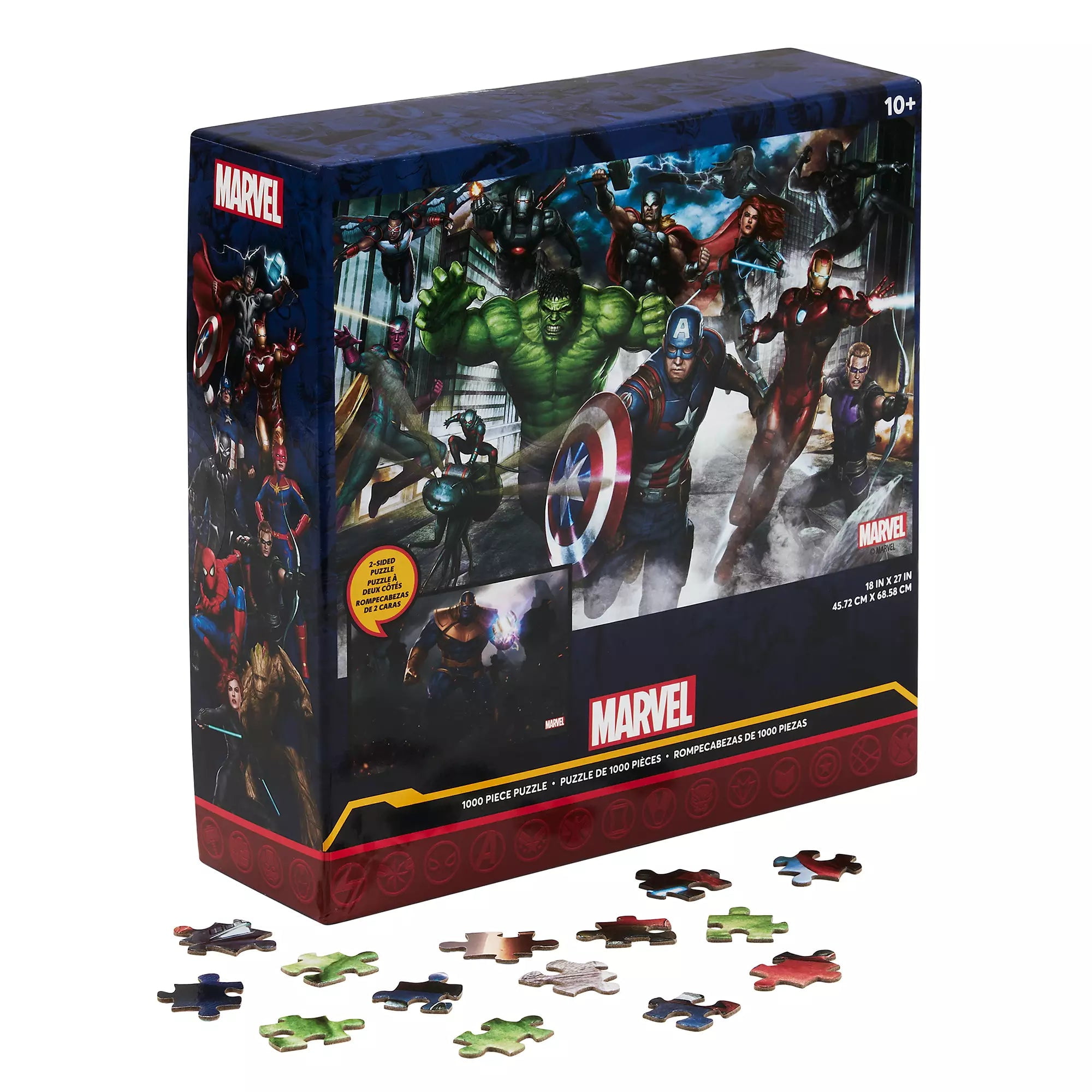 Marvel's Avengers Double-Sided Puzzle 1,000 piece - Walmart.com