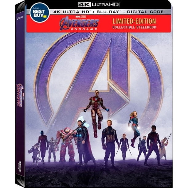 Marvel's Avengers: Endgame - Limited Edition Collectible SteelBook (Blu ...