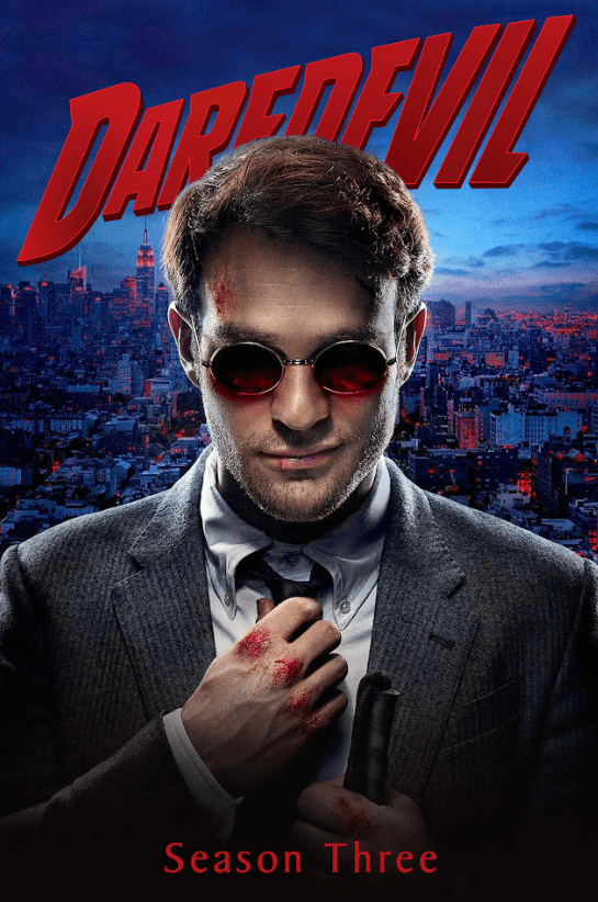 Marvel's Daredevil 2015 Poster 24x36 - Season 3, Intense Superhero ...