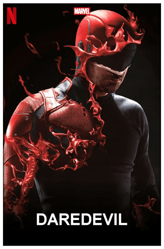 Marvel's Daredevil 2015 TV Poster 24x36 - Superhero Drama, Dark Action ...