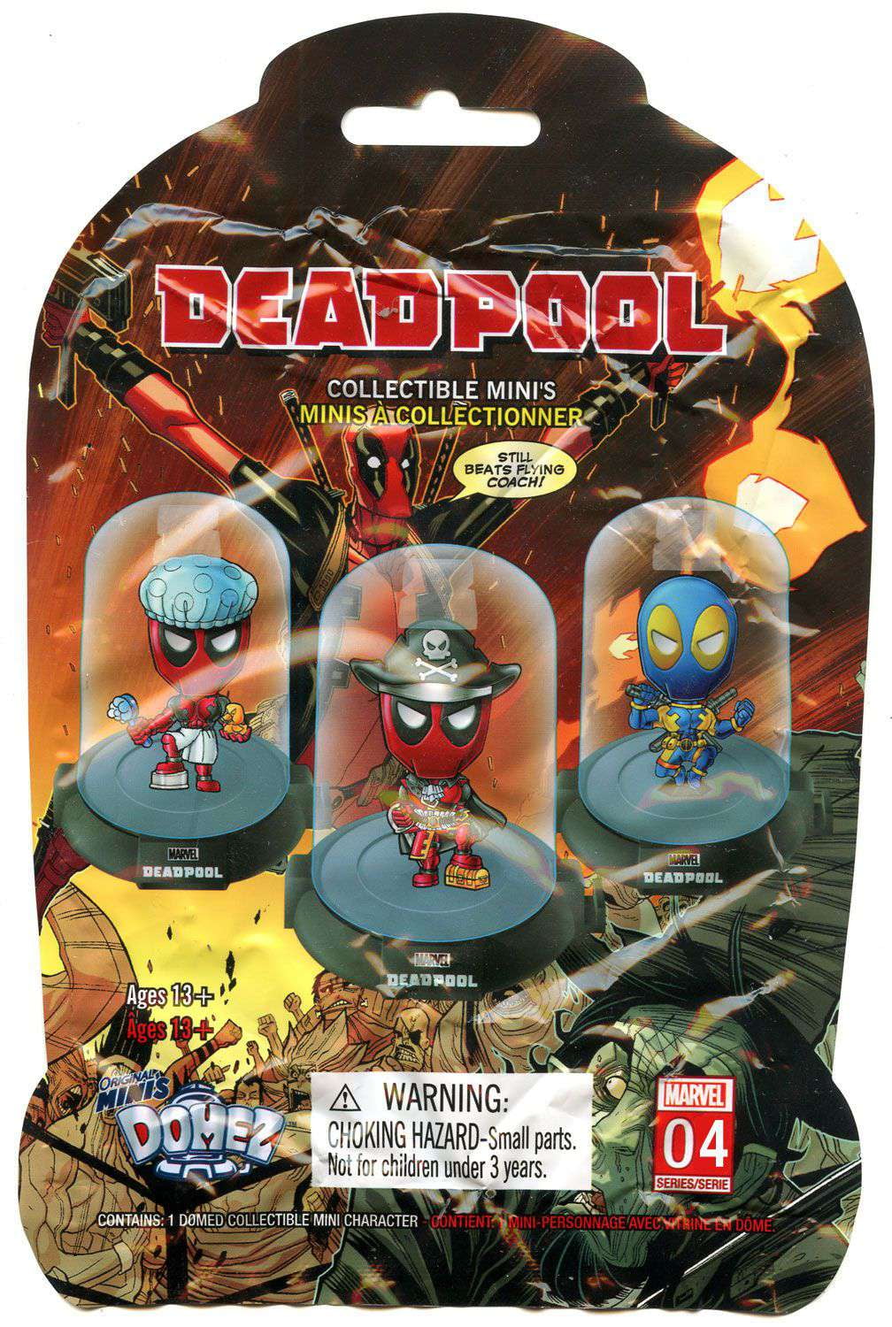 Marvel's Deadpool Collectable Original Mini Domez Figurine One Blind ...
