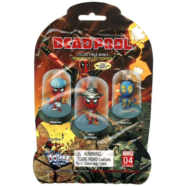 Marvel's Deadpool Collectable Original Mini Domez Figurine One Blind ...