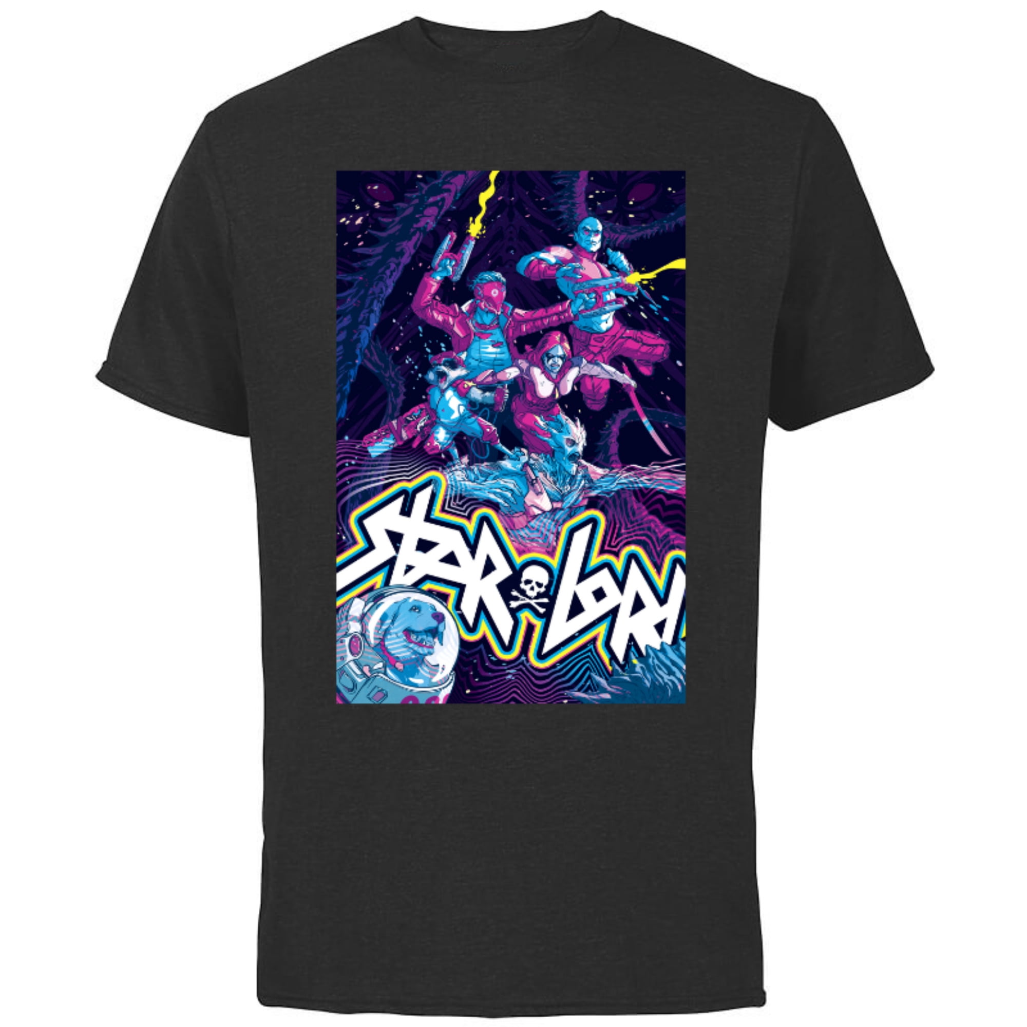 Marvel’s Guardians of the Galaxy Video Game 80s - Short Sleeve Cotton T ...