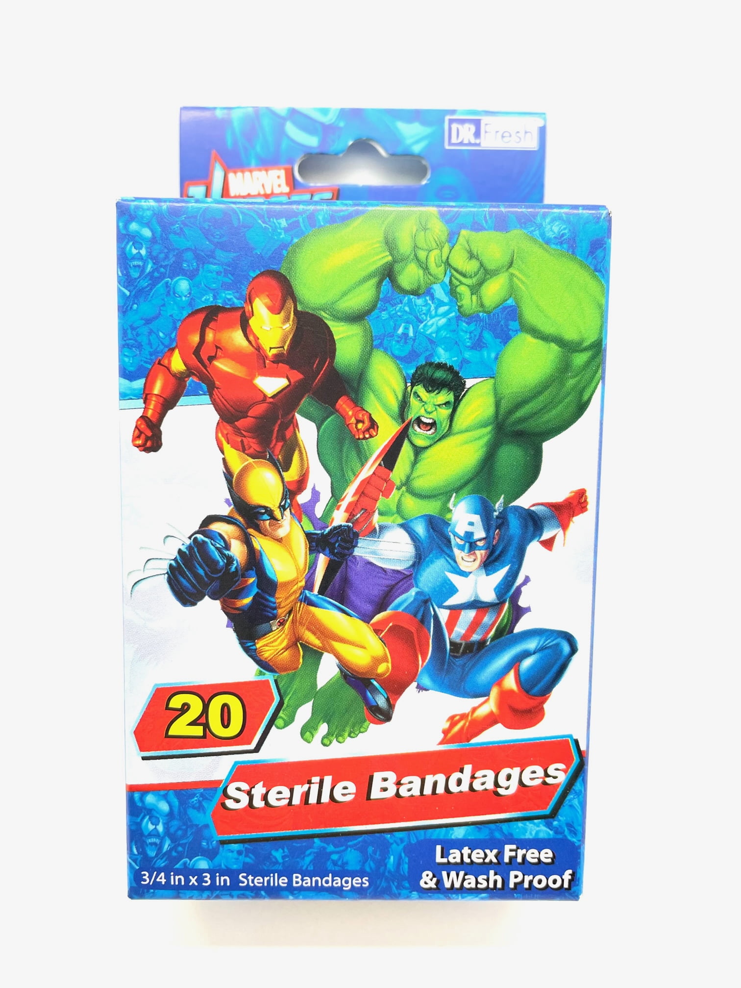 Marvel's Hulk, Iron Man, and Wolverine Kids Infectiguard Bandages HSA ...