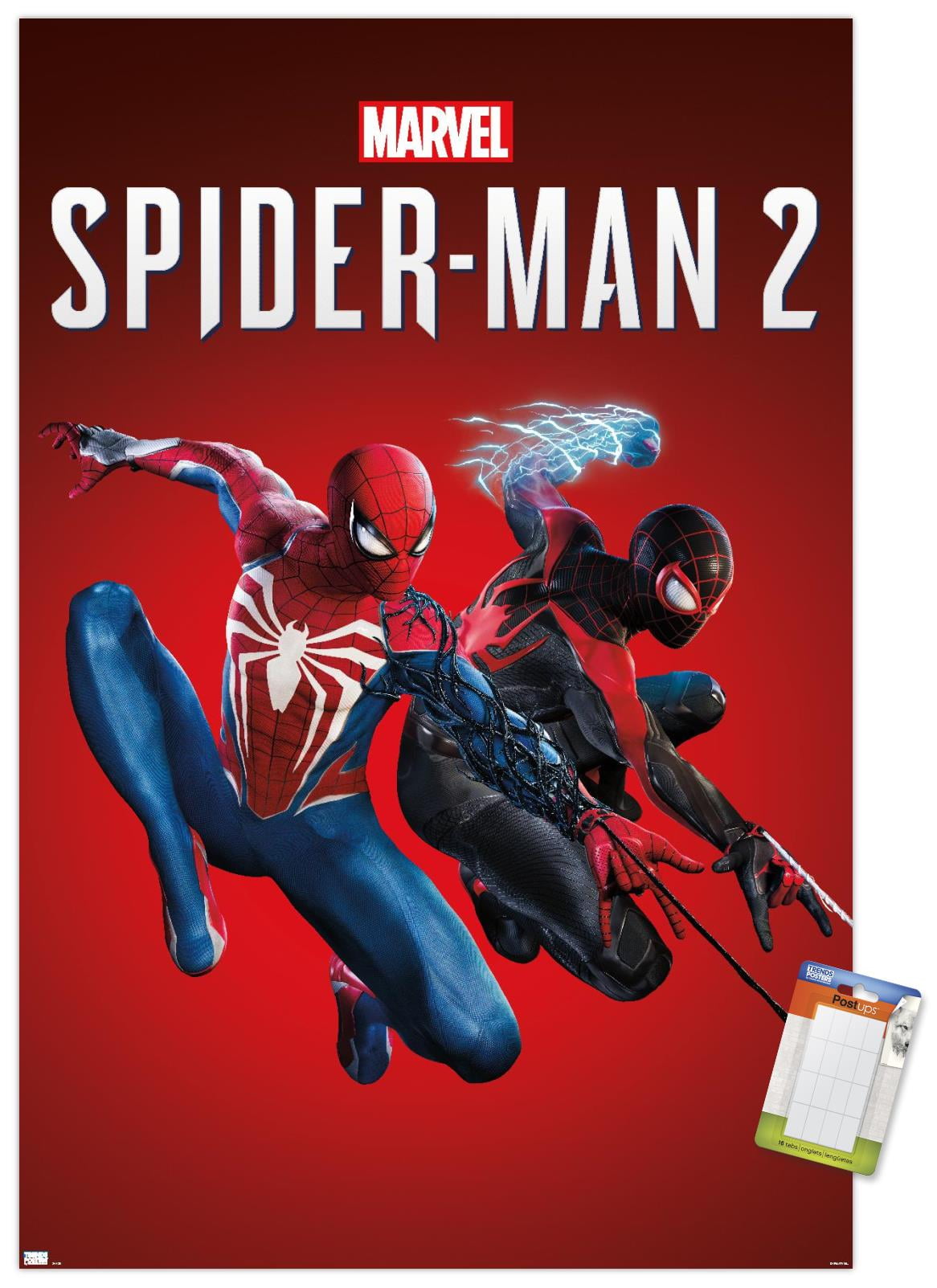 Marvel's Spider-Man 2 - Key Art Wall Poster, 14.725" x 22.375 ...