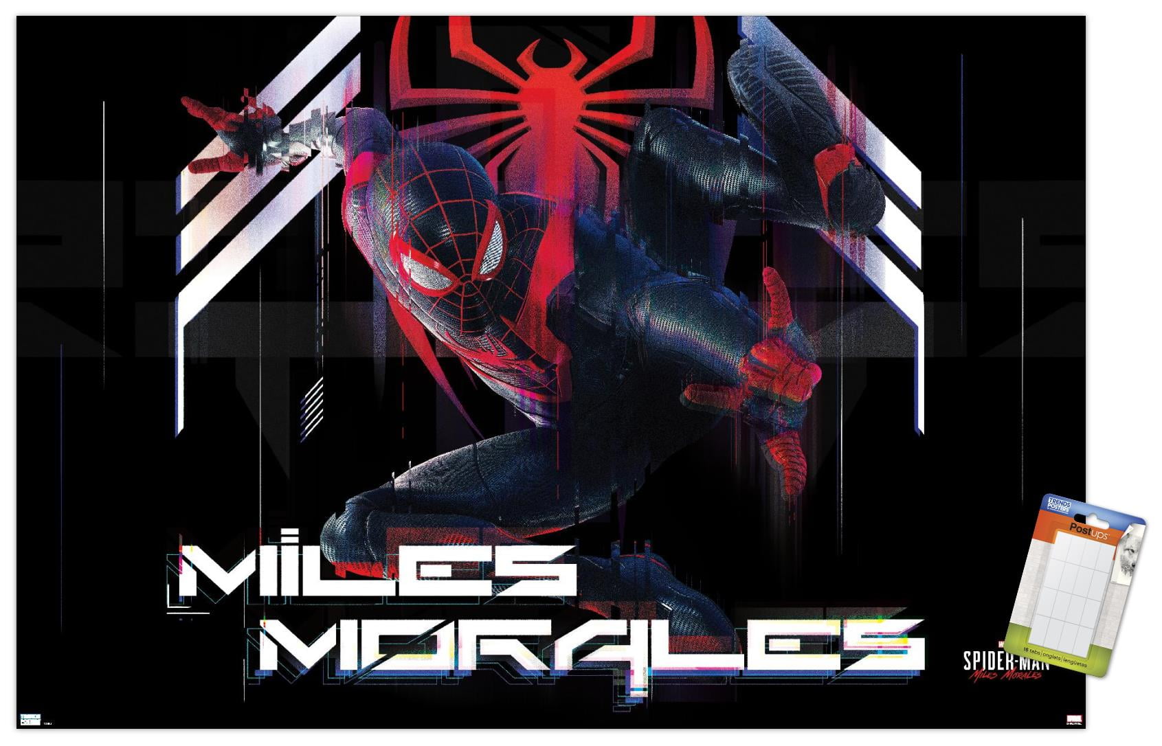 Marvel's Spider-Man: Miles Morales - Action Wall Poster, 22.375" x 34 ...