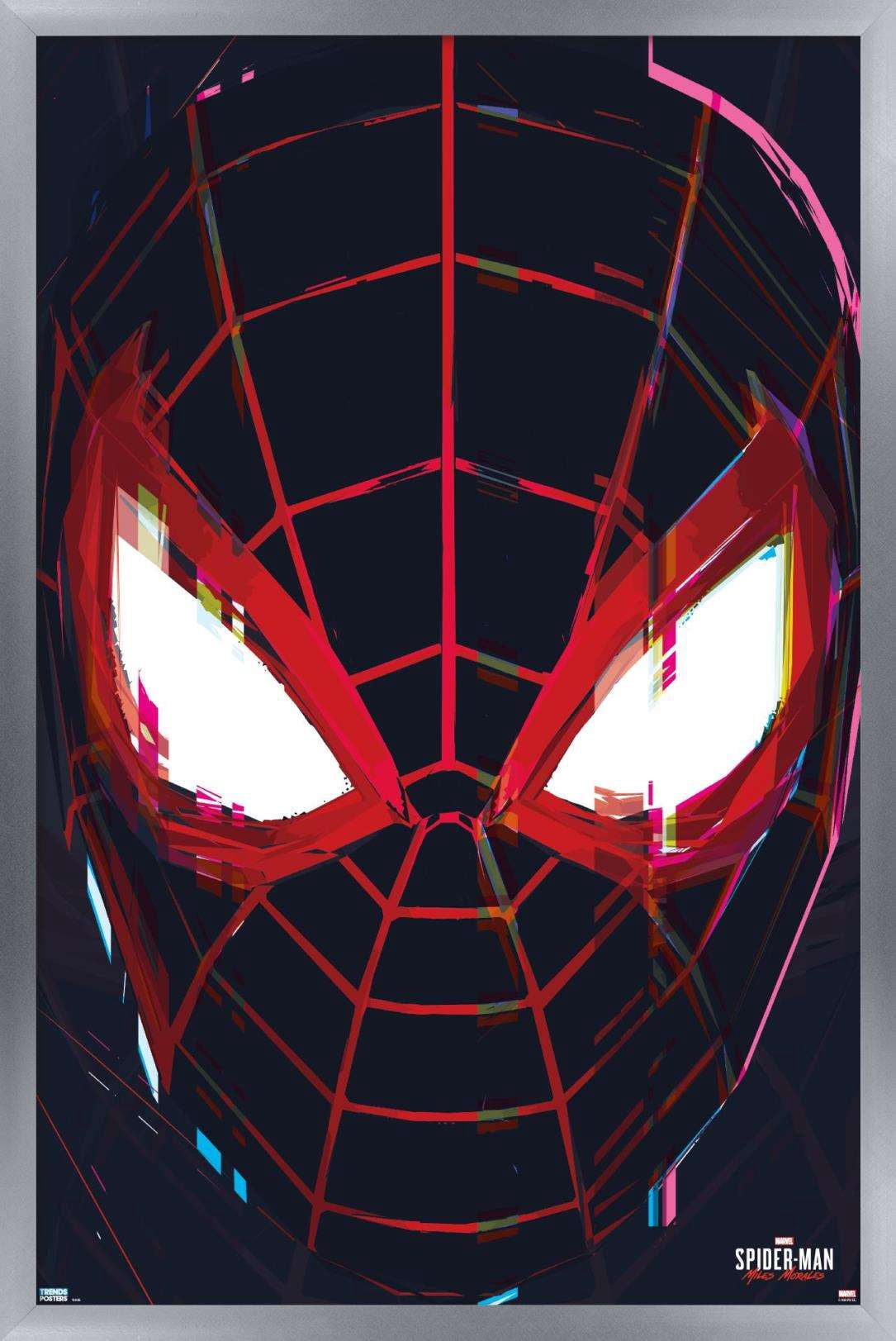 Marvel's Spider-Man: Miles Morales - Face Wall Poster, 22.375" x 34 ...