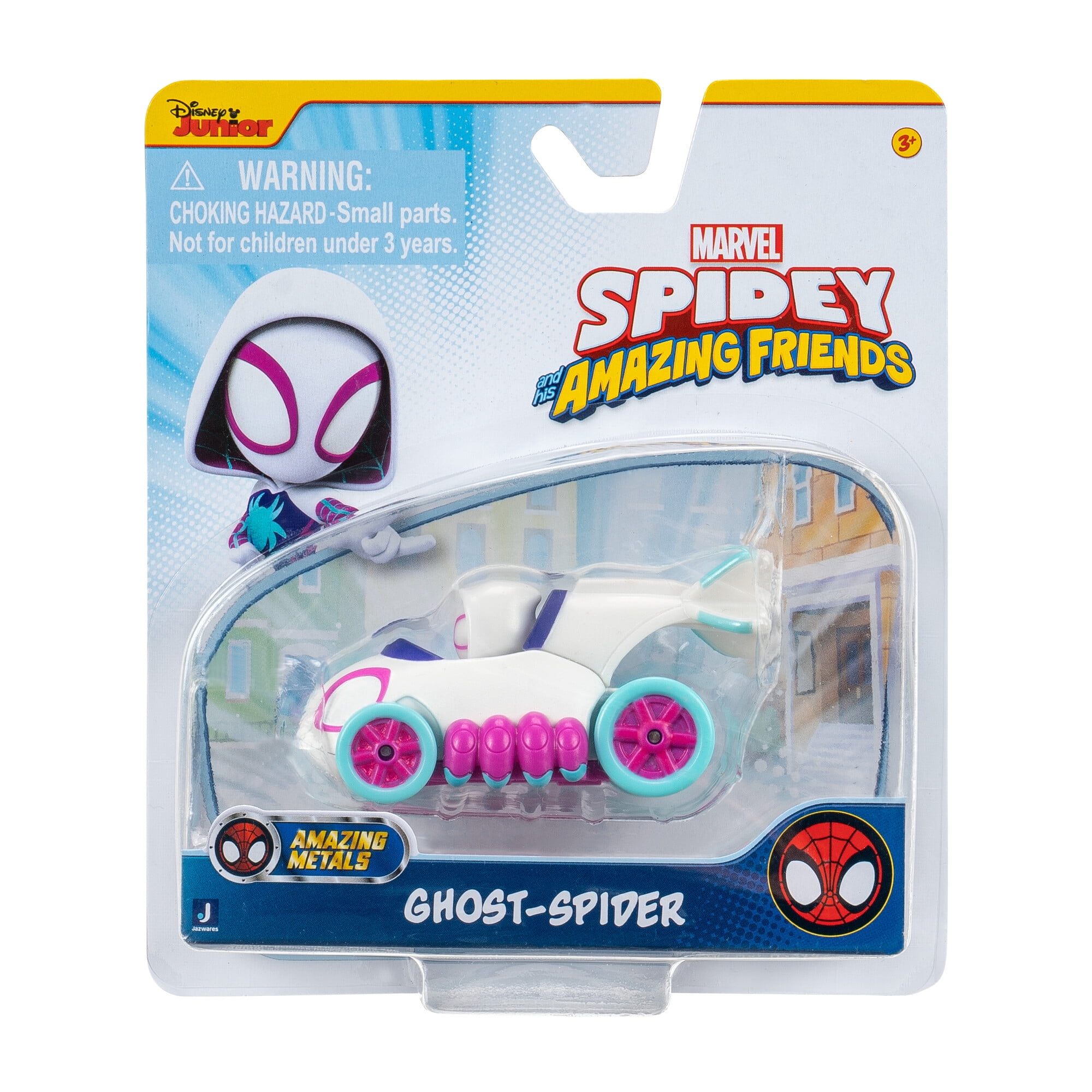 Marvel's Spidey and His Amazing Friends - Ghost-Spider Die-Cast Vehicle ...