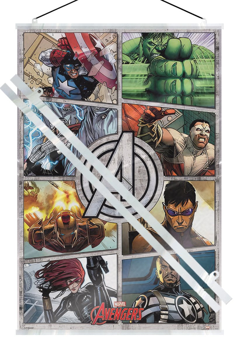 Marvel's The Avengers - Comic Poster (Panels - Captain America, Iron ...