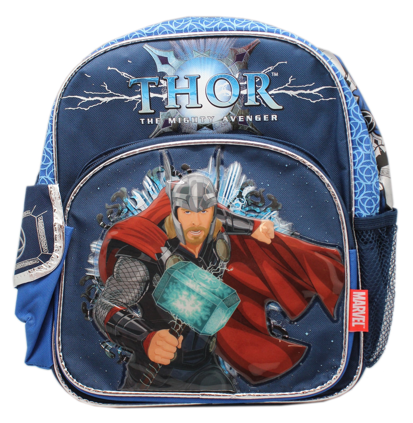 Marvel's Thor the Mighty Avenger Blue Colored Small Size Backpack (12in ...