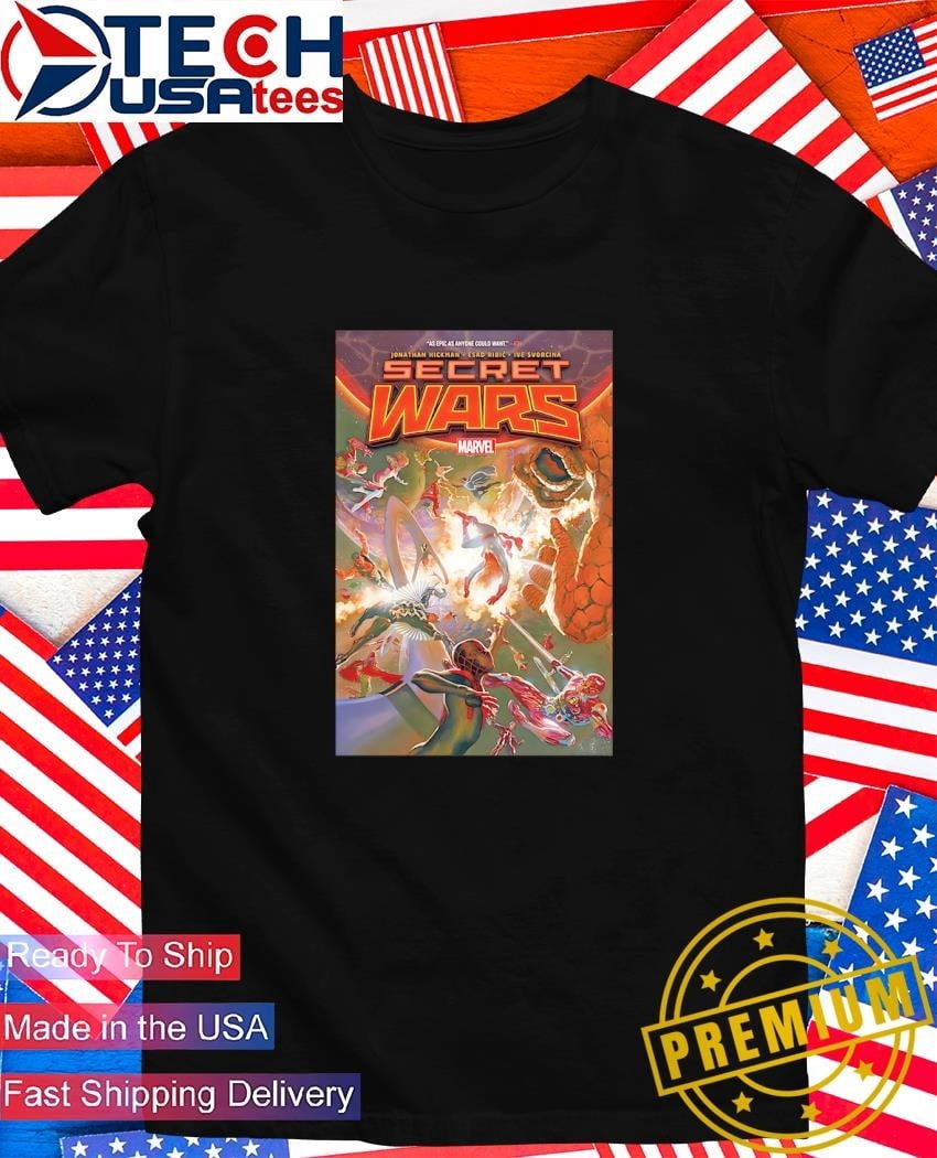 Marvel-secret-wars-the-marvel-multiverse-collapsed-art-t-shirt ...