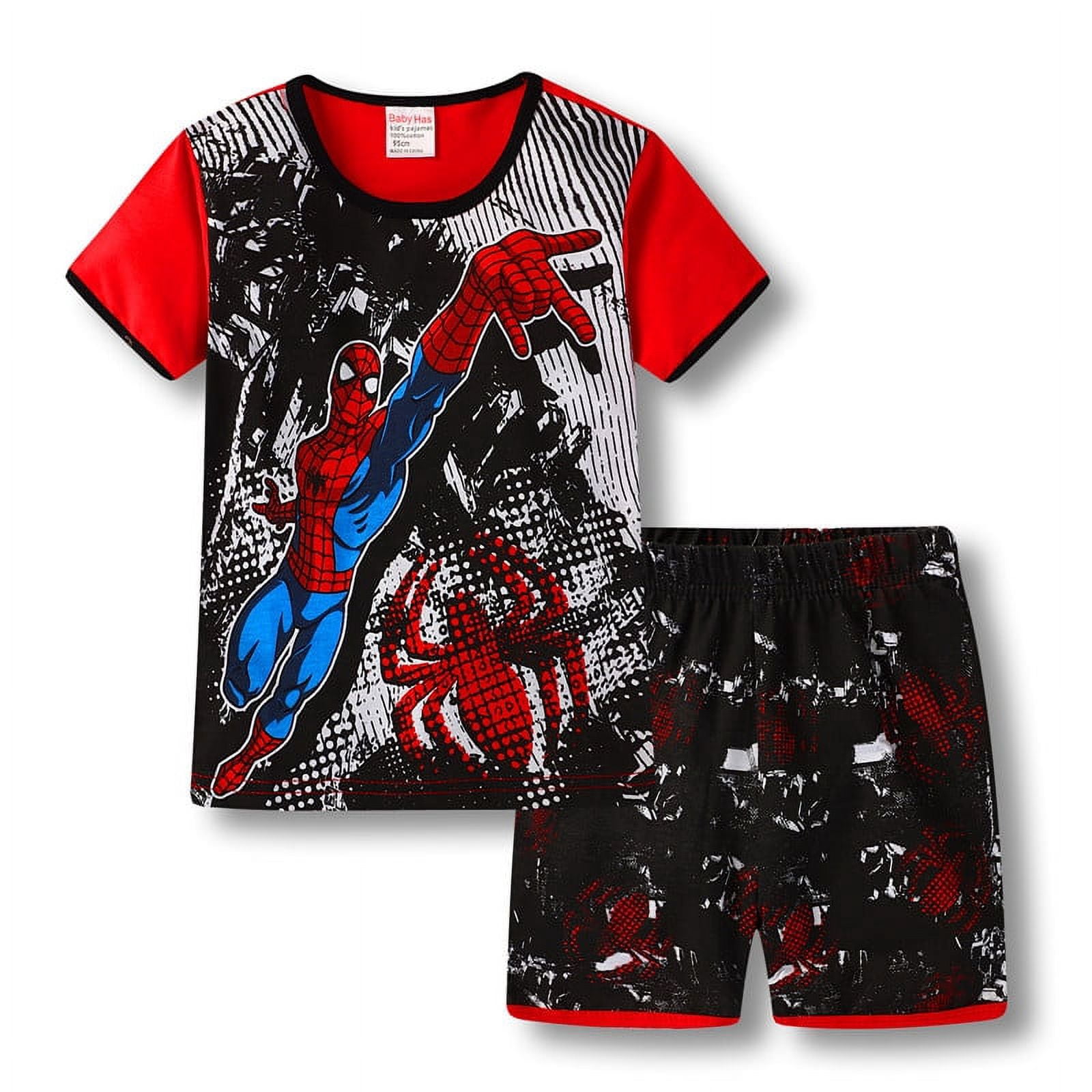 Marvel series Spider-Man Iron Man short-sleeved loungewear air ...
