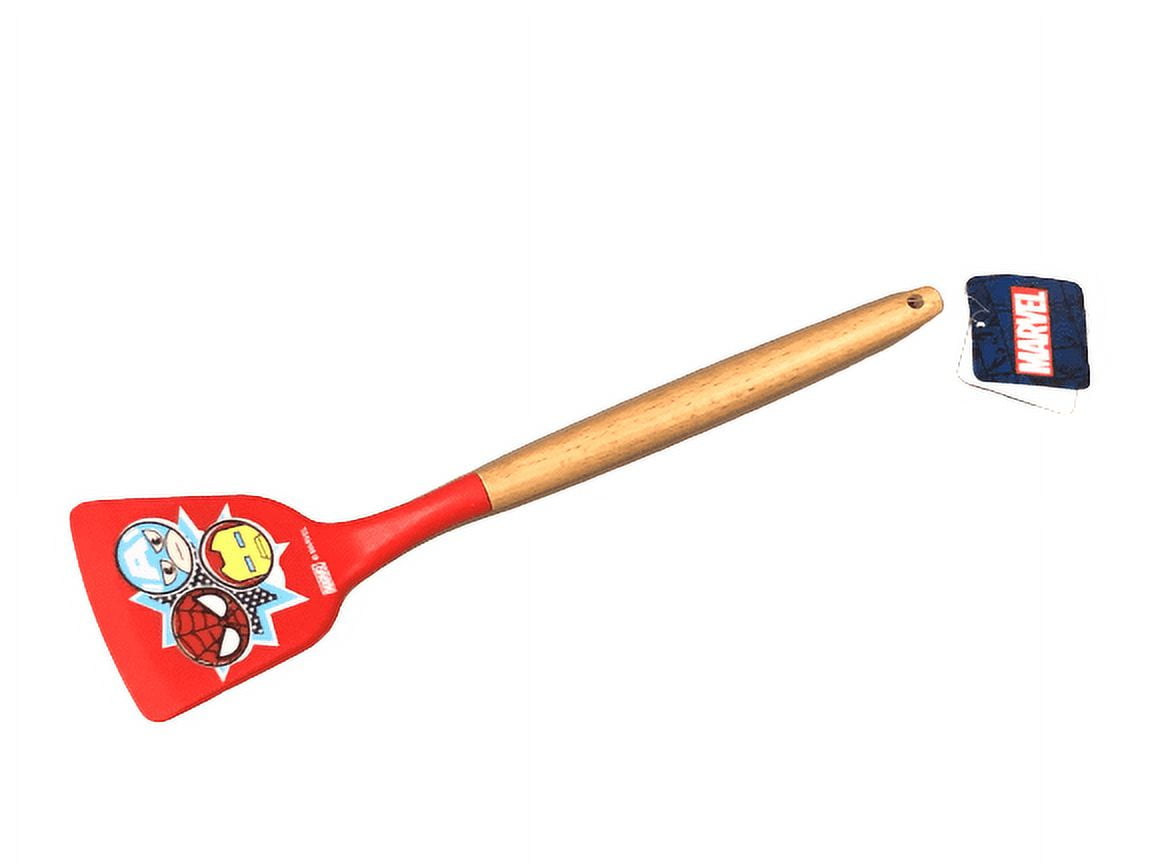 Marvel x Open road Brand Kawaii super Hero Wooden Silicone Spatula NEW ...