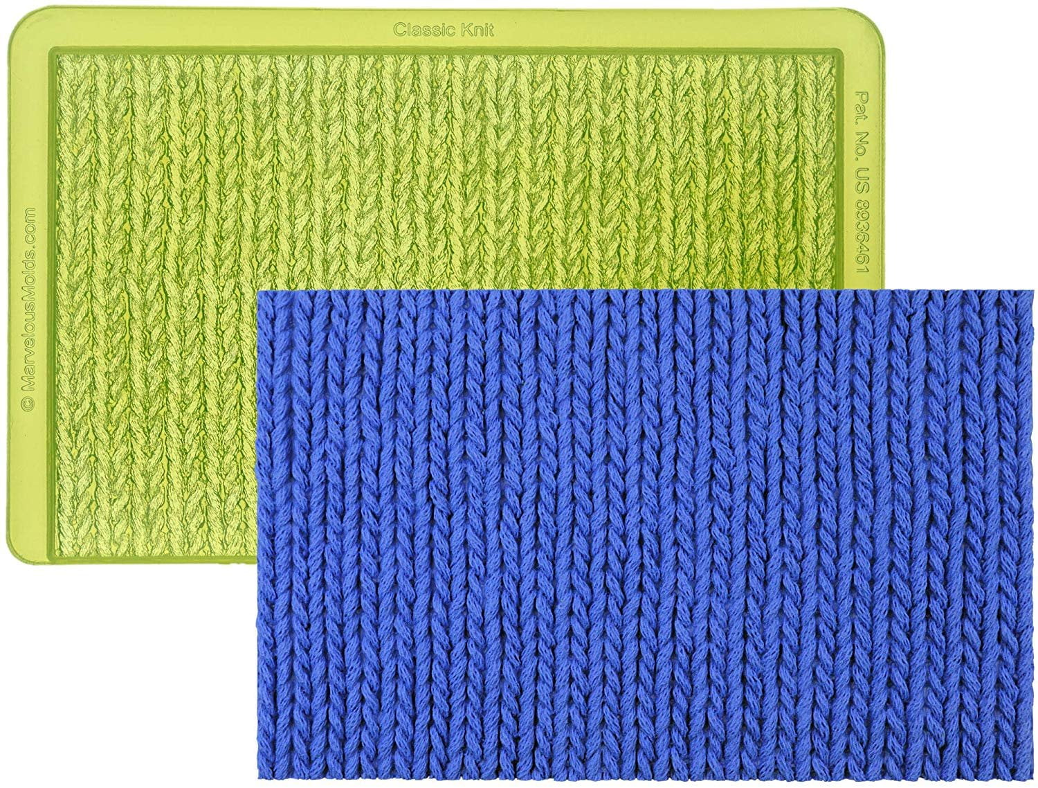 Marvelous Molds Classic Knit Simpress Silicone Mold Cake Decorating ...