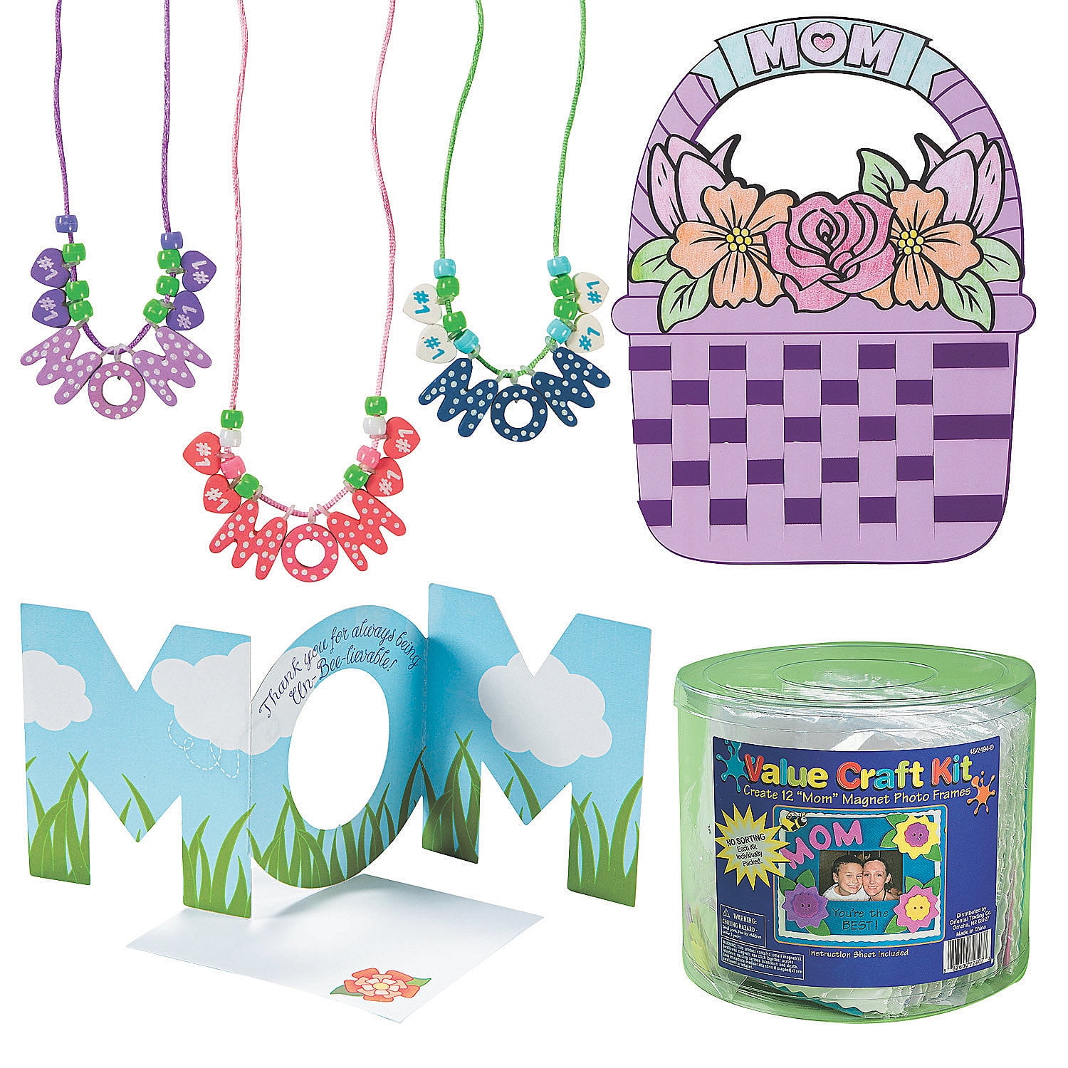 Marvelous Mother’s Day Craft Kit, Makes 48, Craft Kits, 48 Pieces ...