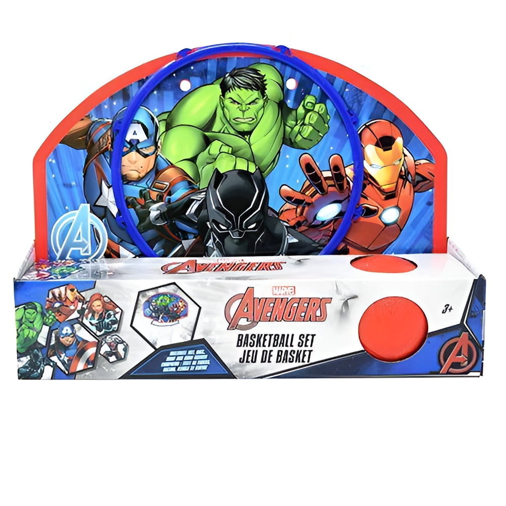 Marvels Avengers Hulks Thor Captain America 13.5 X 10" Basketball Set ...