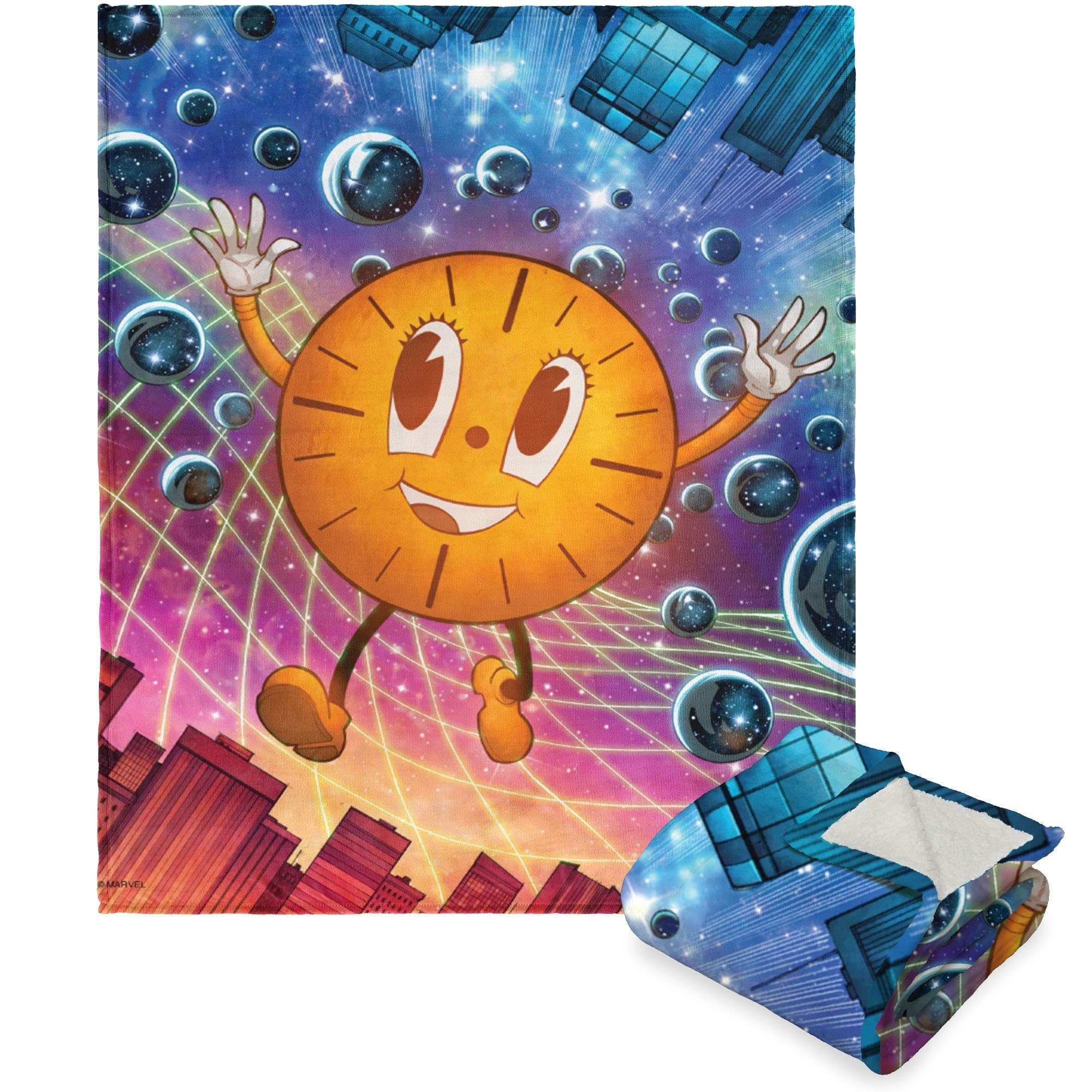 Marvels Loki Time Space Yall Kids Silk Touch Sherpa Throw Blanket ...