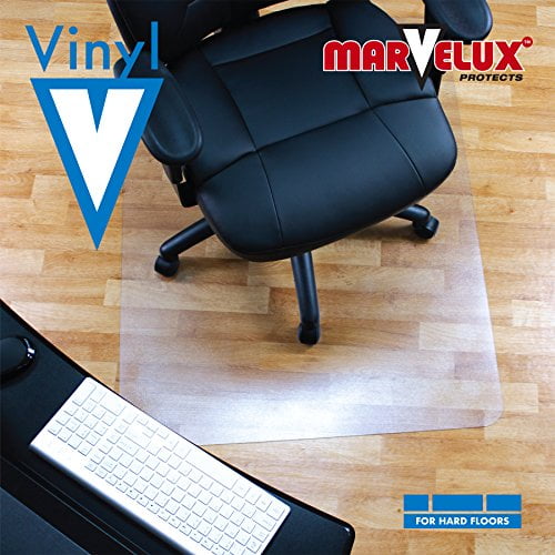 Marvelux Office Chair Mat for Hardwood Floors 36" x 48" Clear PVC Hard ...