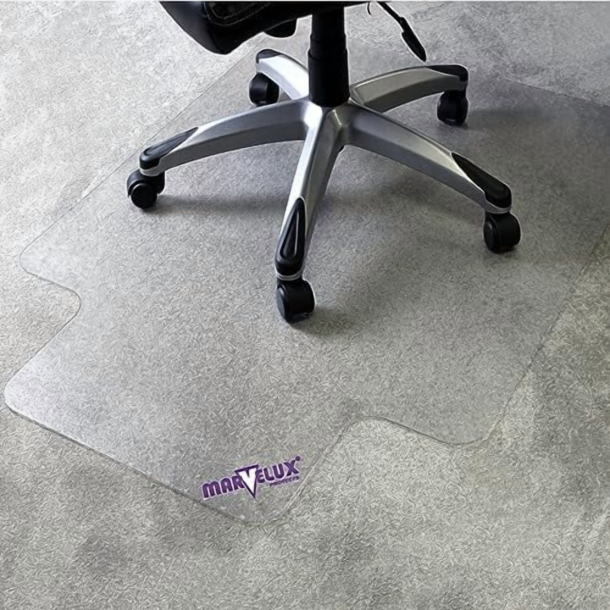 Marvelux Thick Polycarbonate Office Chair Mat for High Pile Carpets ...