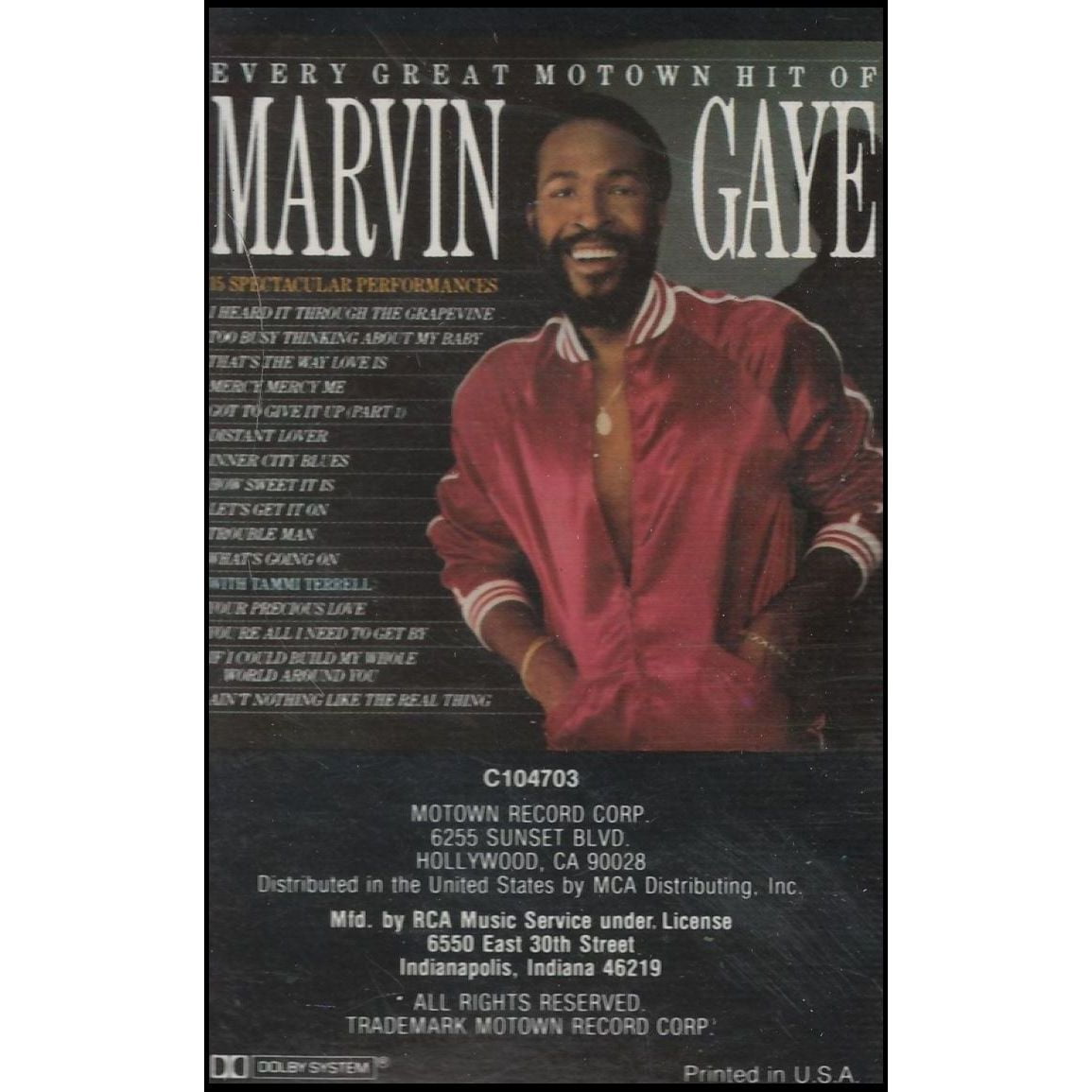 Marvin Gaye - Every Great Motown Hit (Music Cassette) (Cassette ...