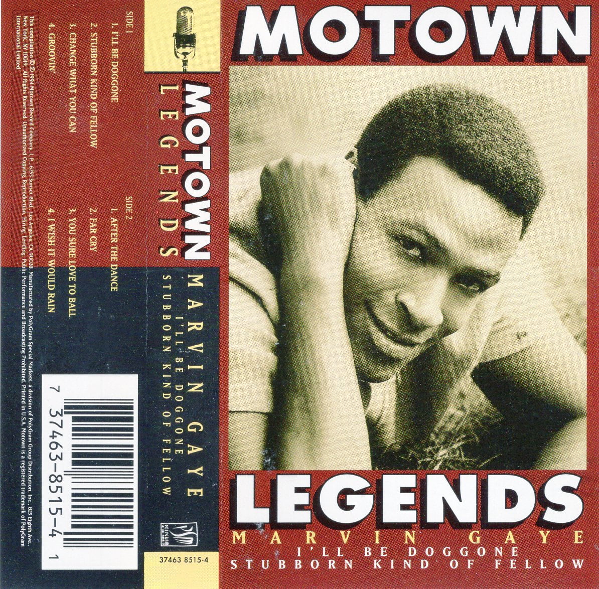 Marvin Gaye – I'll Be Doggone/Stubborn Kind Of Fellow (Cassette) - Walmart.com