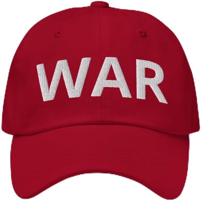 Marvin Hagler Dustin Poirier Red War Hat - Embroidered Adjustable ...