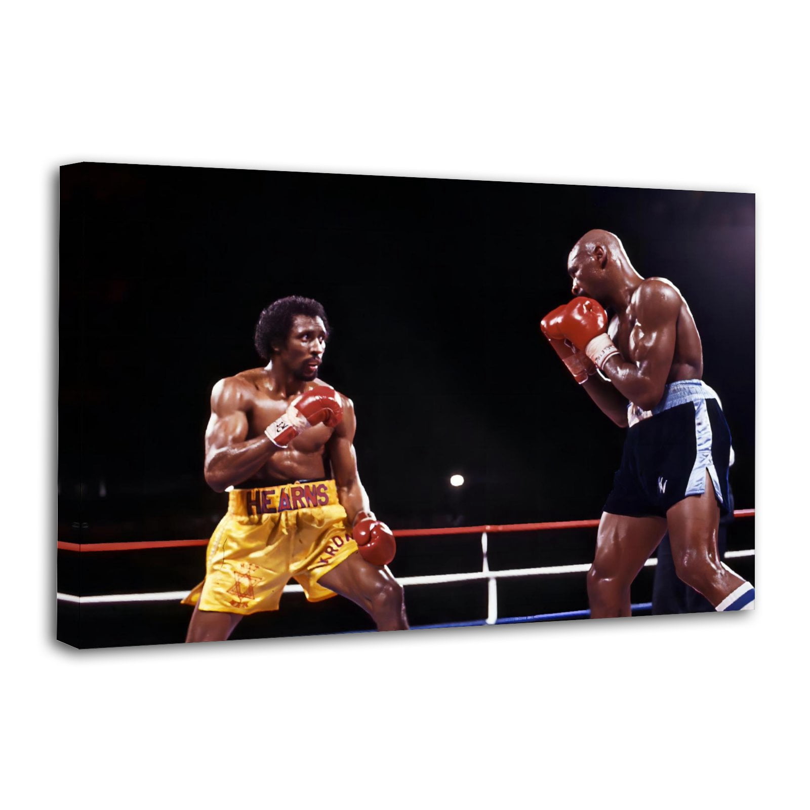 Marvin Hagler Vs Thomas Hearns Boxing Canvas Art Poster and Wall Art ...