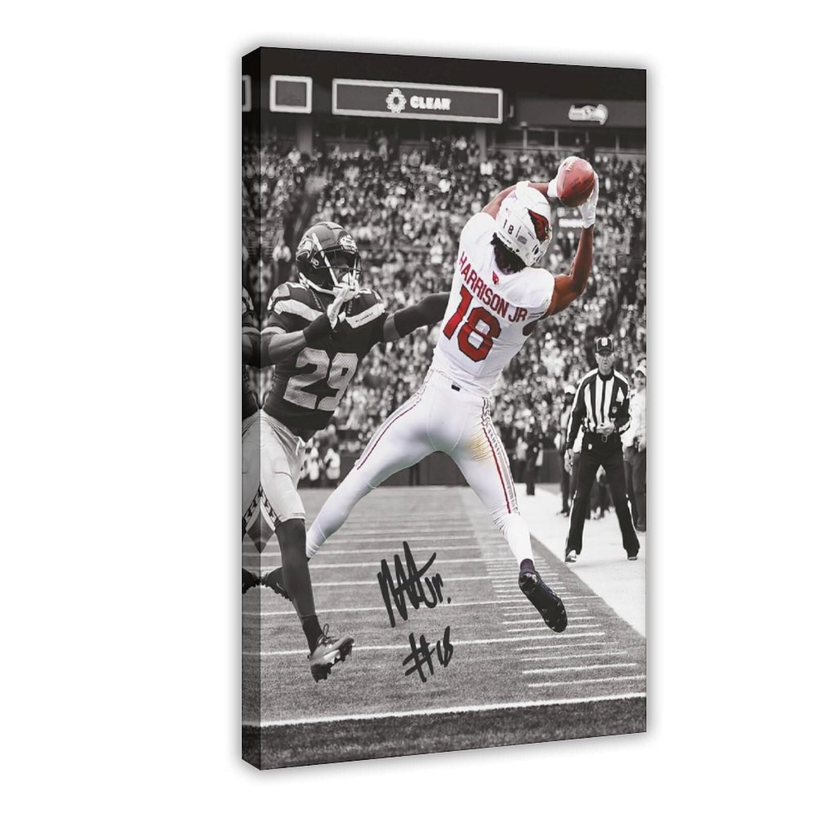 Marvin Harrison Jr Canvas Poster Bedroom Decor Landscape Office Room ...