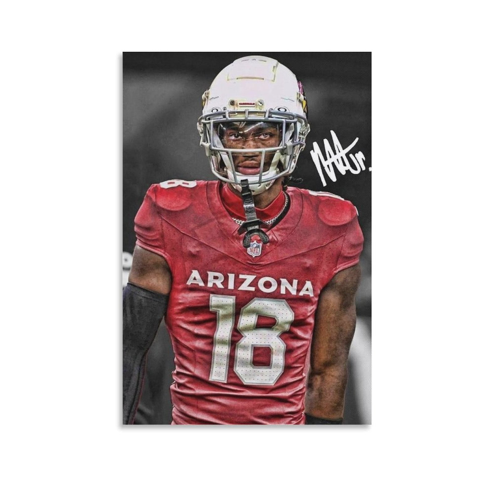 Marvin Harrison Jr Canvas Poster E Canvas Art Poster and Wall Art ...