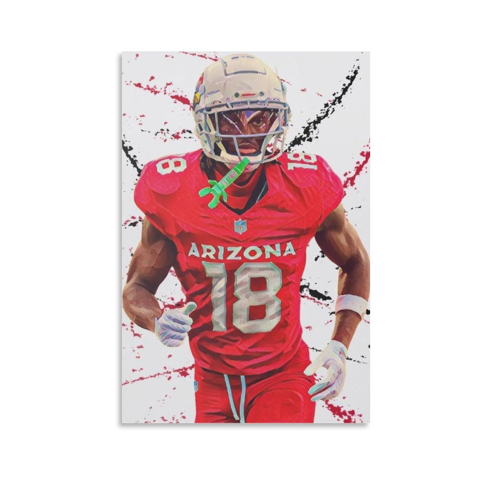 Marvin Harrison Jr Canvas Poster Print Photo Art Painting Canvas Poster ...