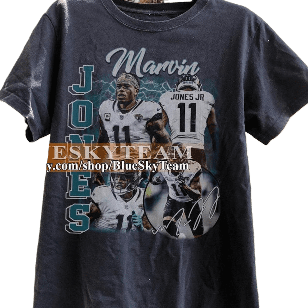Marvin Jones Football Shirt, Game Day 90s Retro Graphic Shirt, Vintage ...