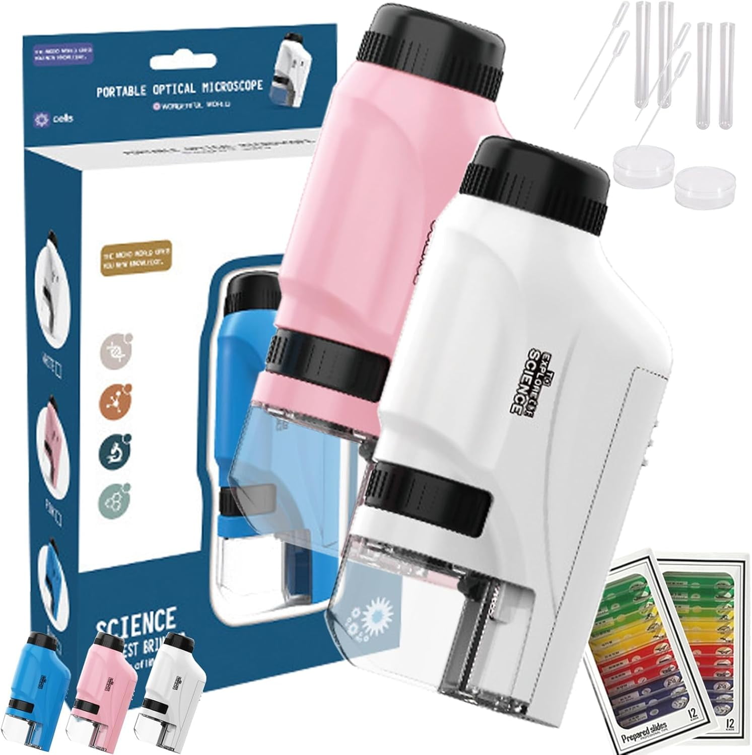 The Marvin Scope, Little Marvin Microscope, Mini Microscope for Kids ...