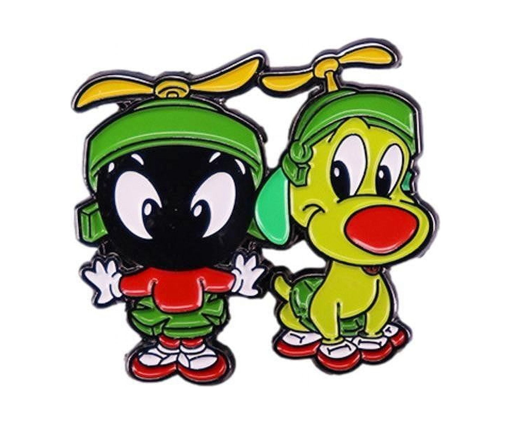 Marvin The Martian And K9 Cartoon Characters 1.25 Inches Tall Enamel ...