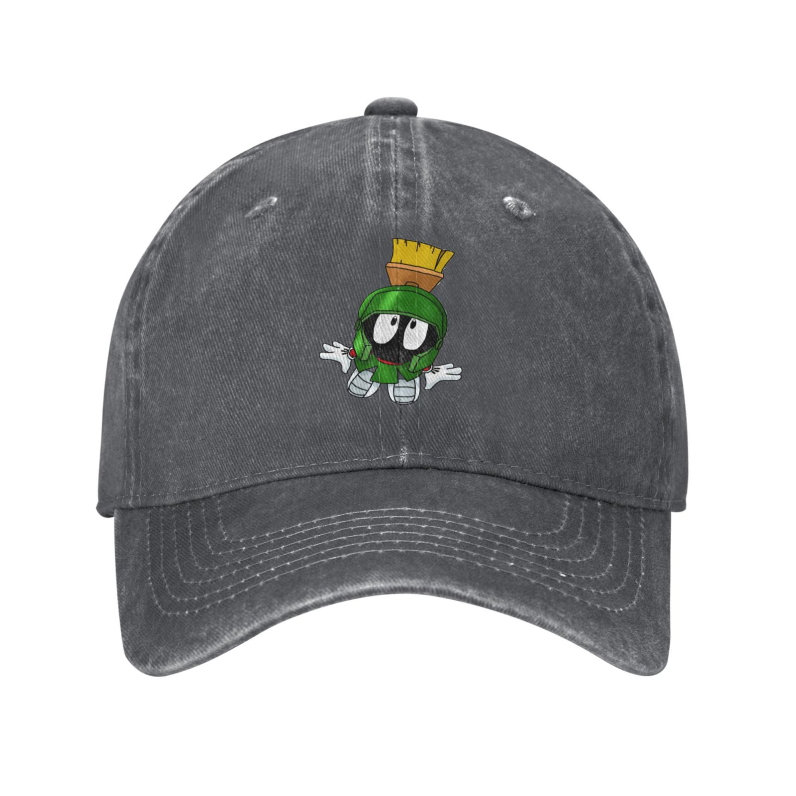 Marvin The Martian Cartoon Men And Women Denim Baseball Cap Adjustable ...