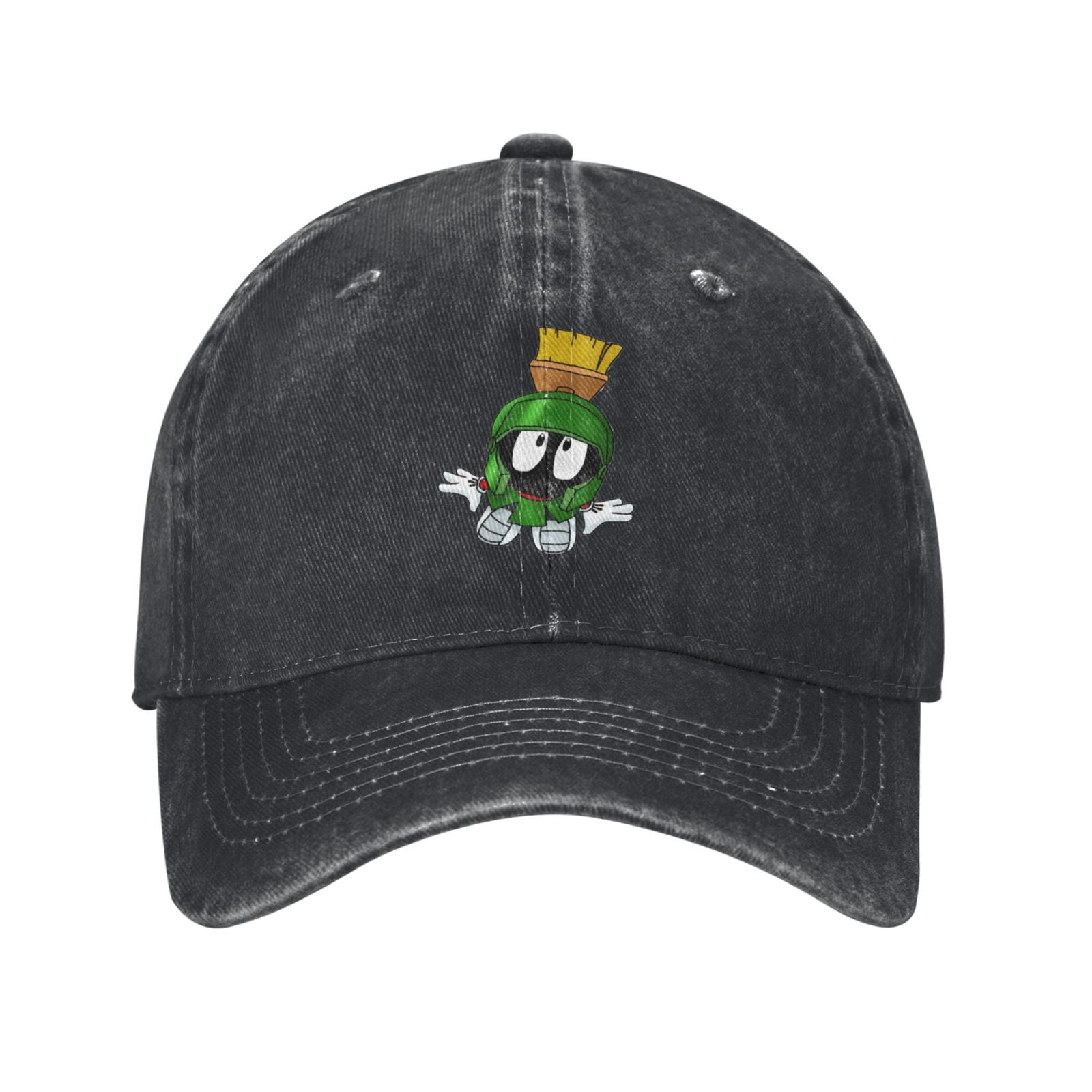Marvin The Martian Cartoon Men And Women Denim Baseball Cap Adjustable ...