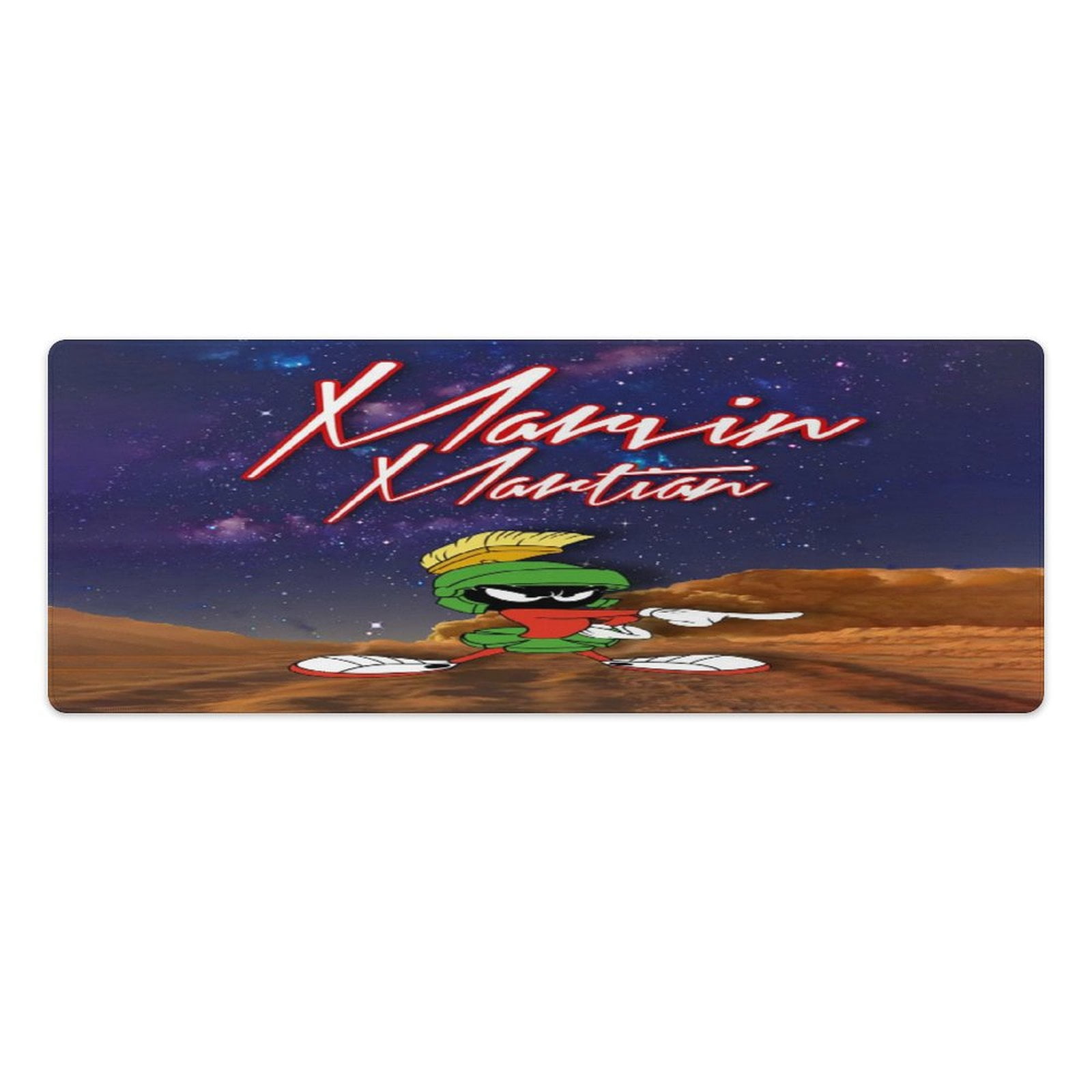 Marvin The Martian Mouse Pad with Stitched Edge Desk Mat Keyboard Pad ...