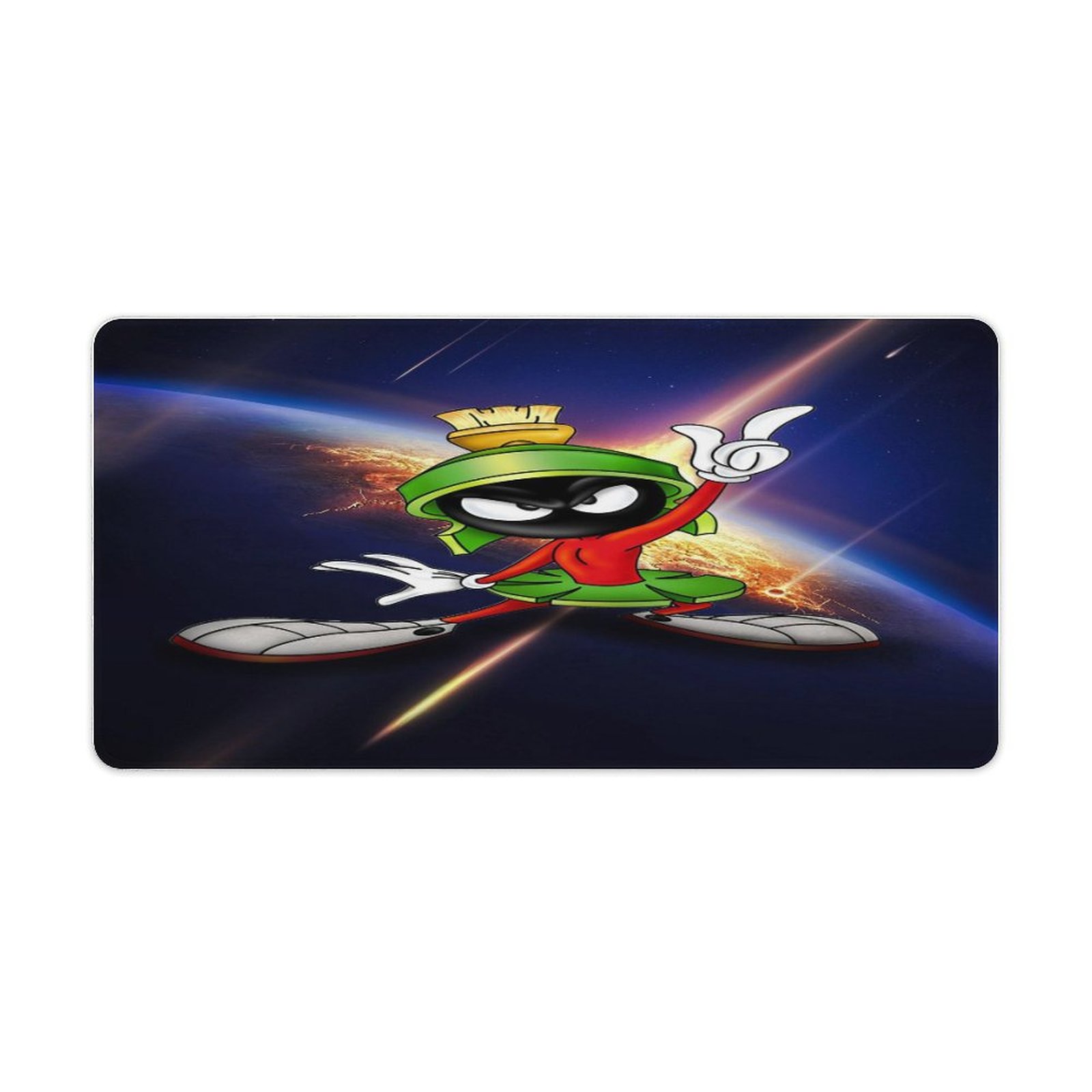 Marvin The Martian Mouse Pad with Stitched Edge Desk Mat Keyboard Pad ...