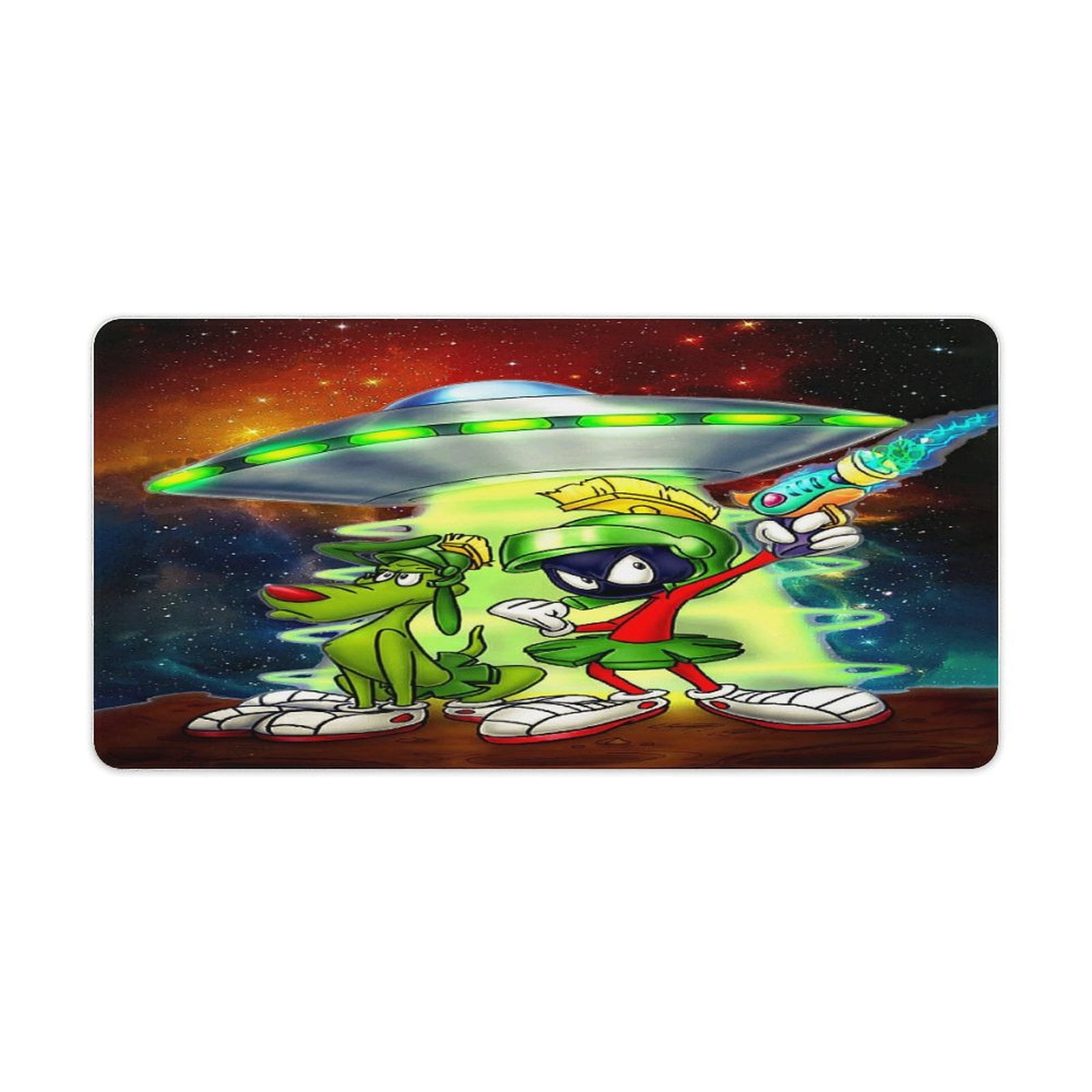 Marvin The Martian Mouse Pad with Stitched Edge Desk Mat Keyboard Pad ...