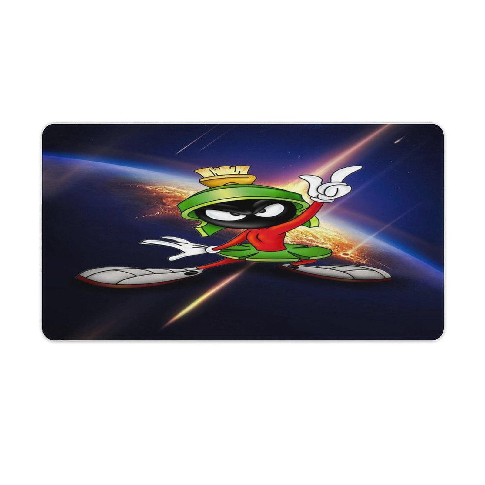 Marvin The Martian Mouse Pad with Stitched Edge Desk Mat Keyboard Pad ...