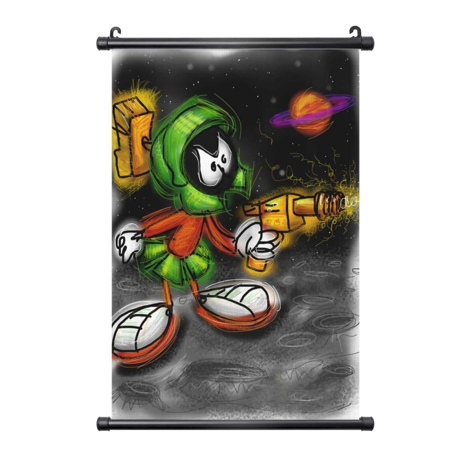 Marvin The Martian Poster Plastic Shaft Wall Hanging Banner Artwork ...