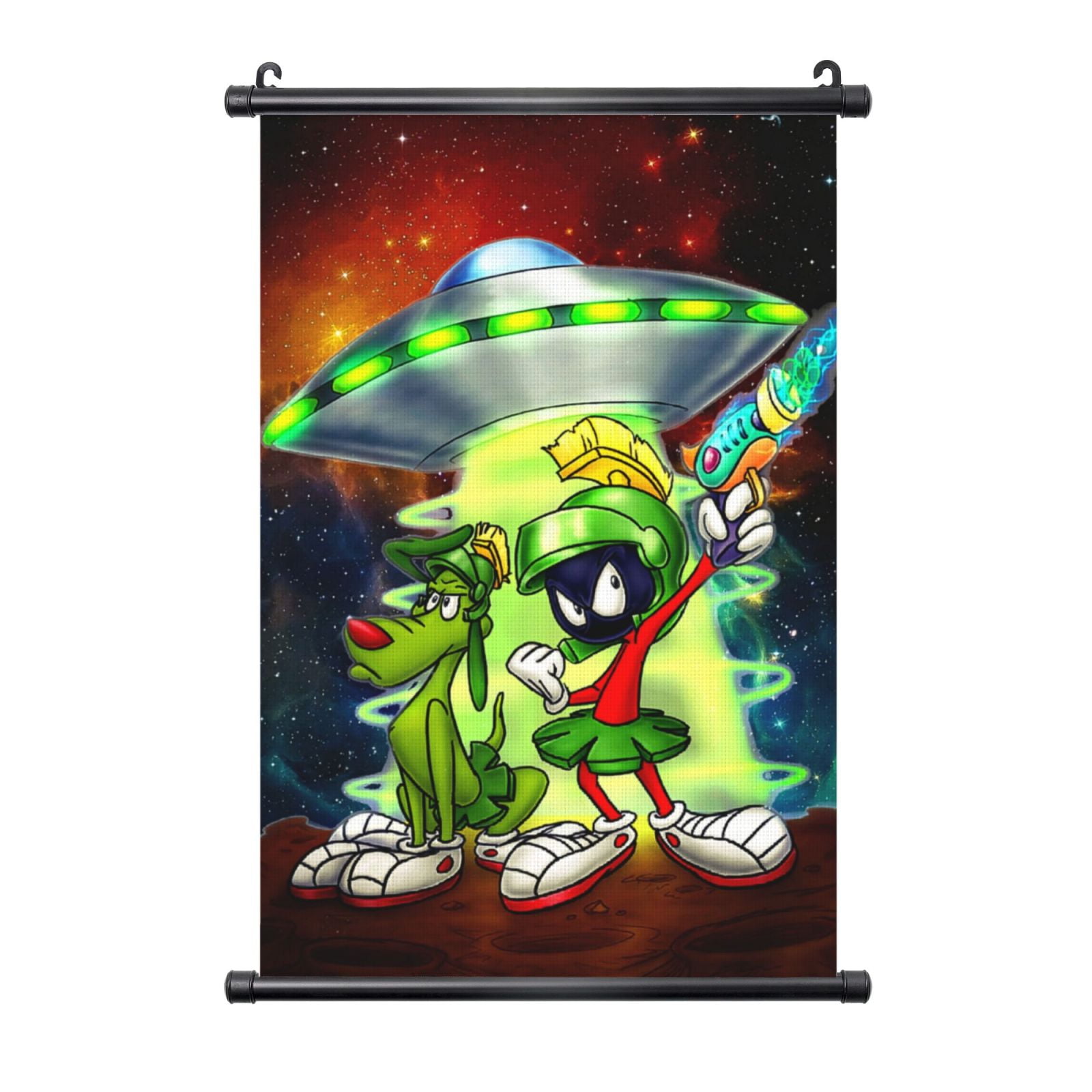 Marvin The Martian Poster Plastic Shaft Wall Hanging Banner Artwork ...