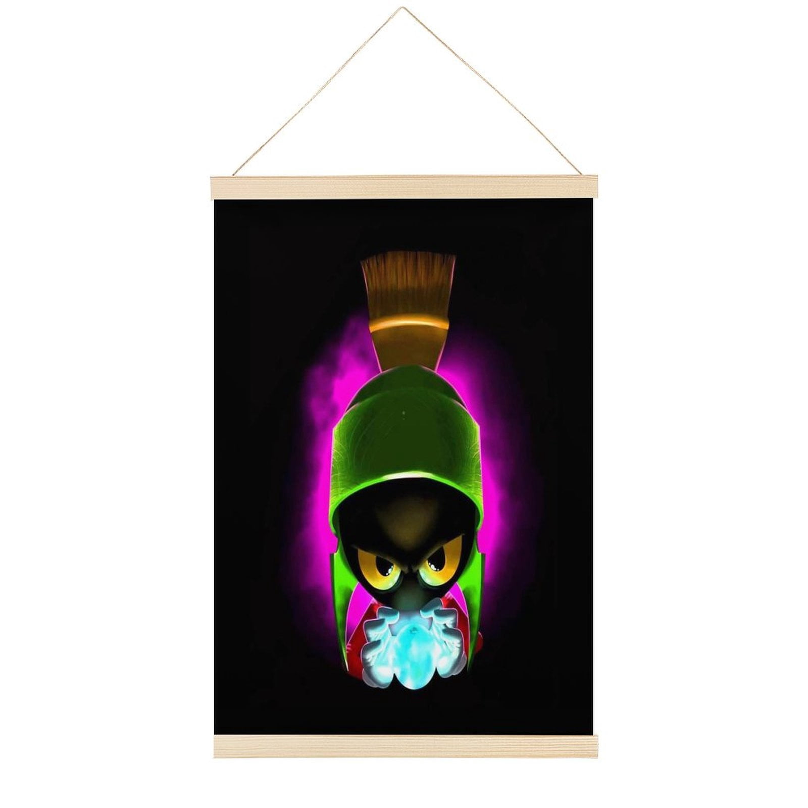 Marvin The Martian Poster Wall Fabric Decor Hanging Paintings Wood ...