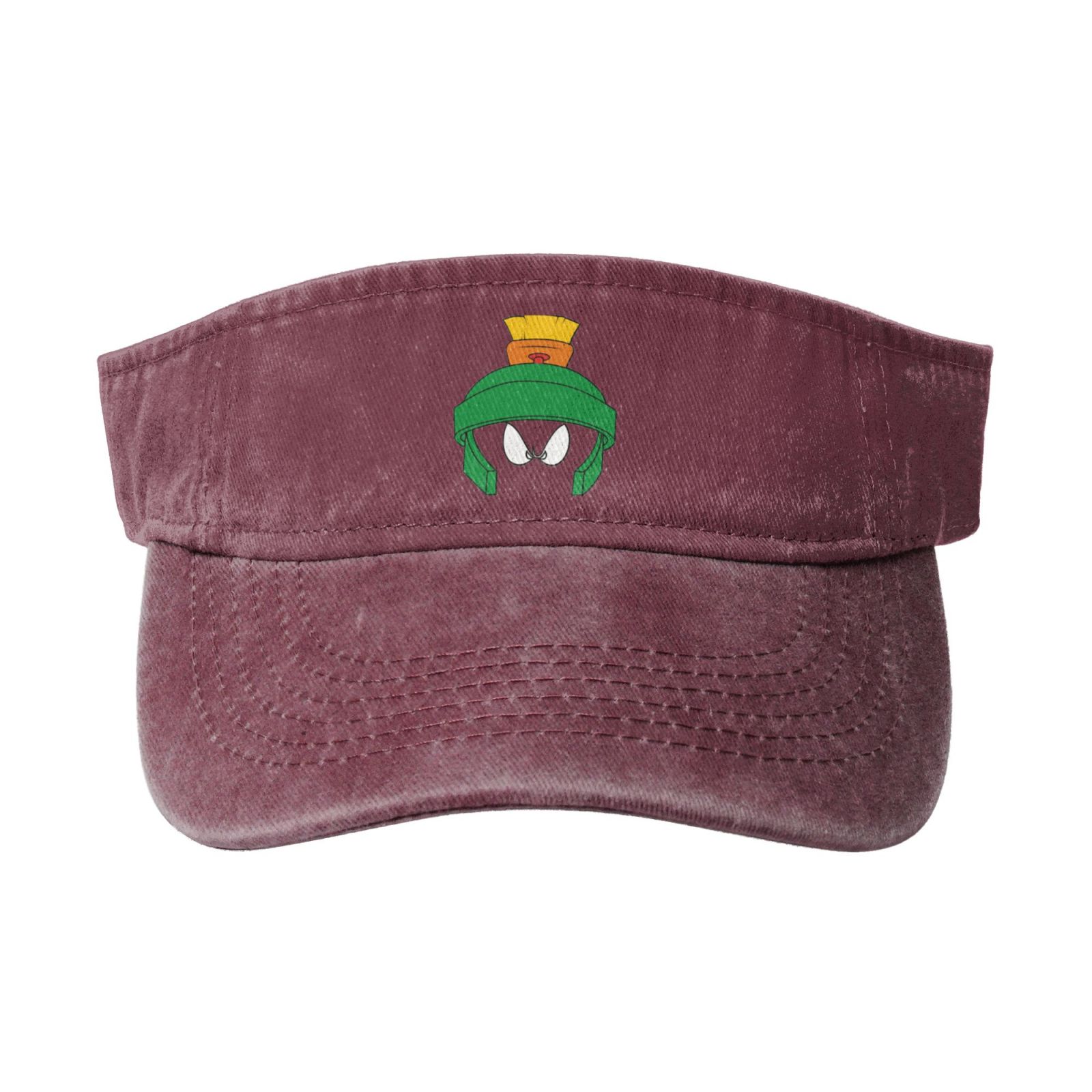Marvin The Martian Sun Visor Hats Denim Empty Top Baseball Cap ...