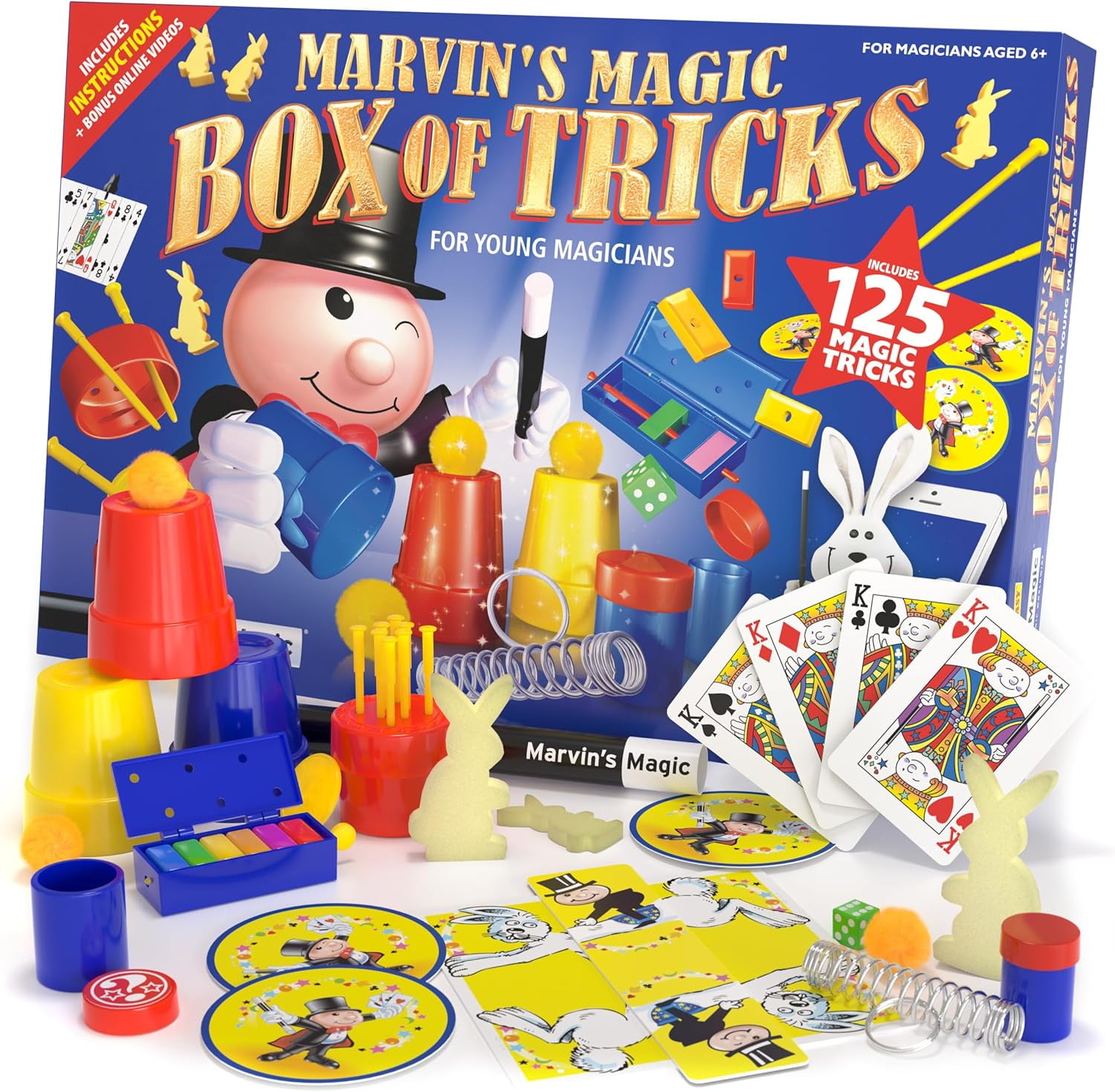 Marvin's Magic - Kids Magic Set - Box of Tricks, Amazing Tricks for ...