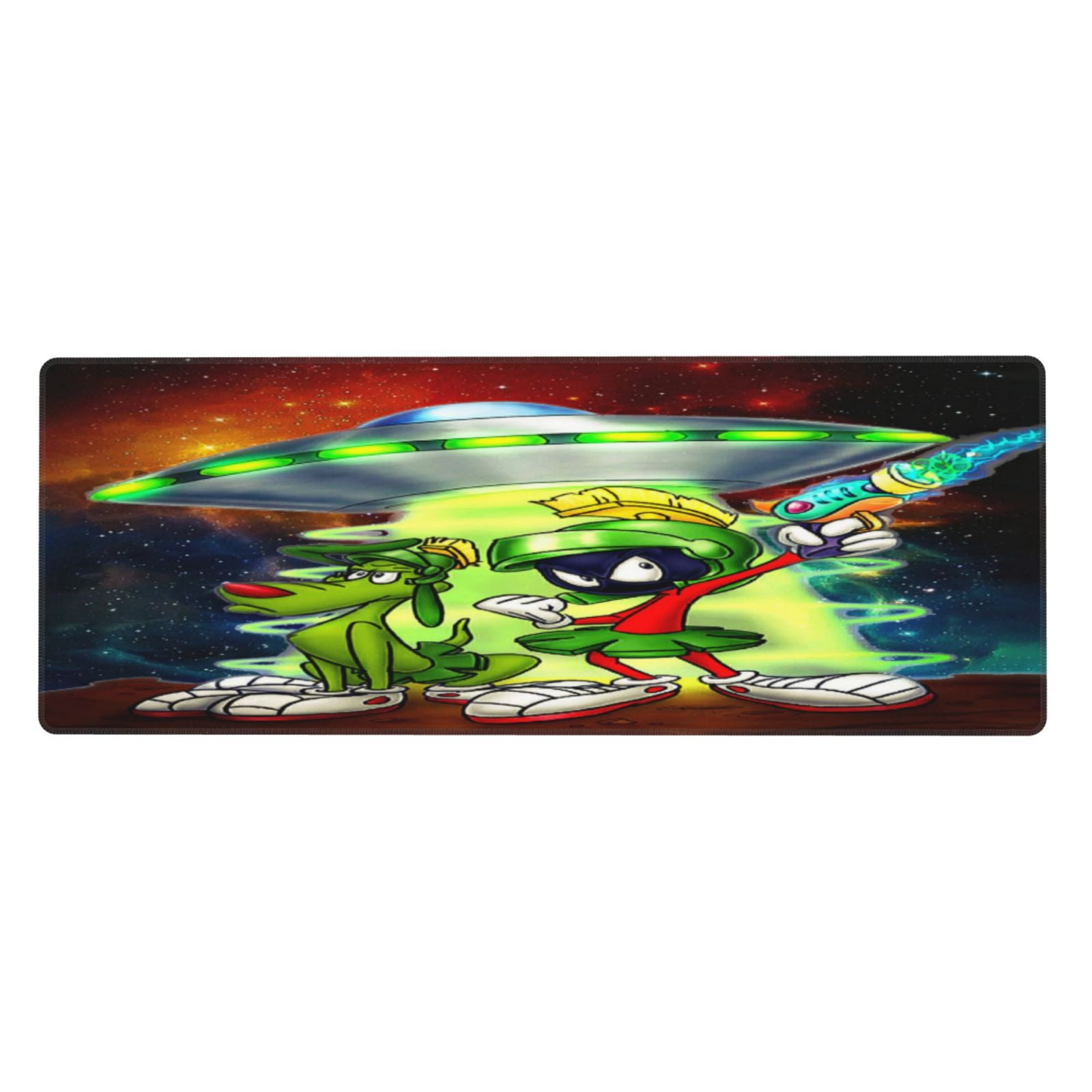 Marvin the Martian Mouse Pad with Stitched Edge Desk Mat Keyboard Pad ...