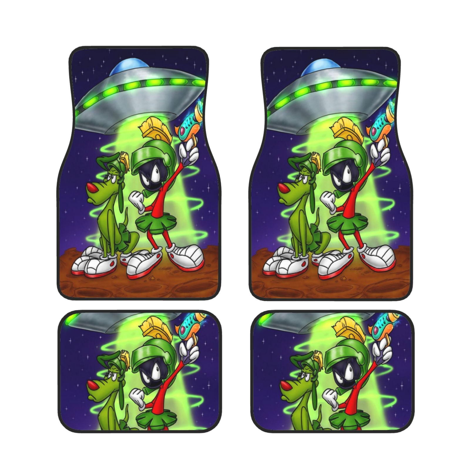 Marvin the Martian Print Car Floor Mat Durable Fabric Heavy Duty Auto ...