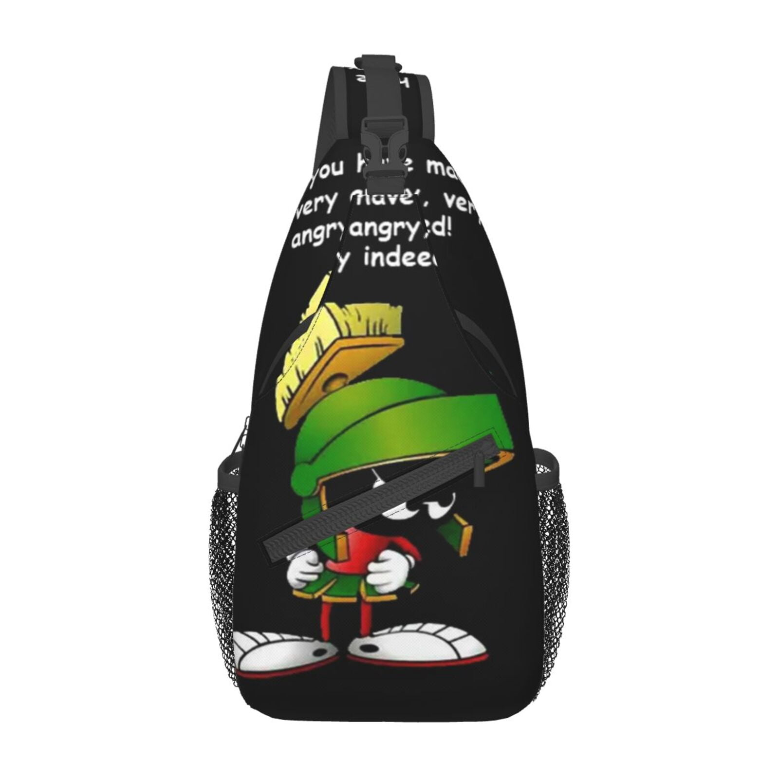 Marvin the Martian Sling Bag Crossbody Shoulder Backpack Gym Sports ...
