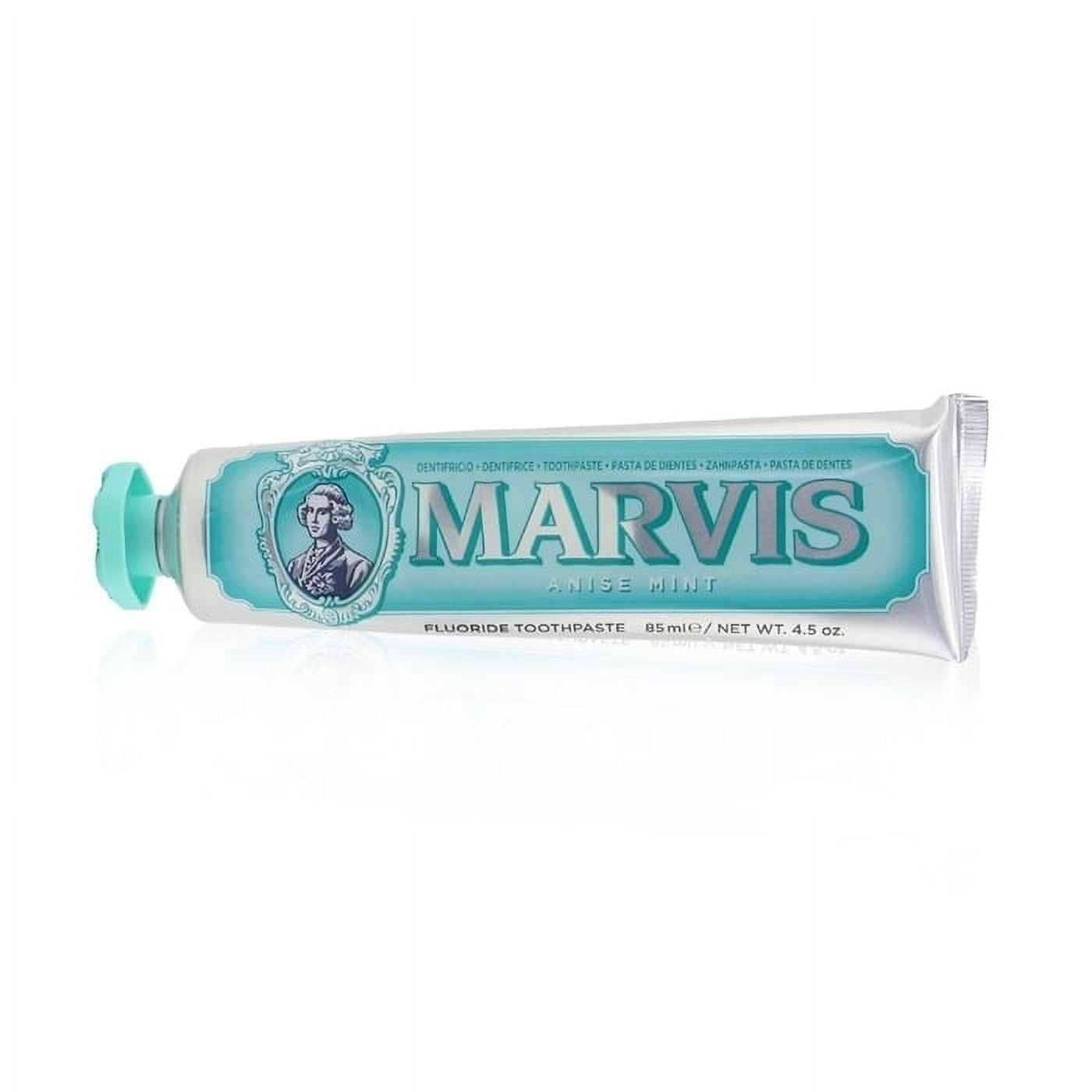 Marvis Anise Mint Toothpaste, 85ml, Fluoride Formula, Fresh Breath ...